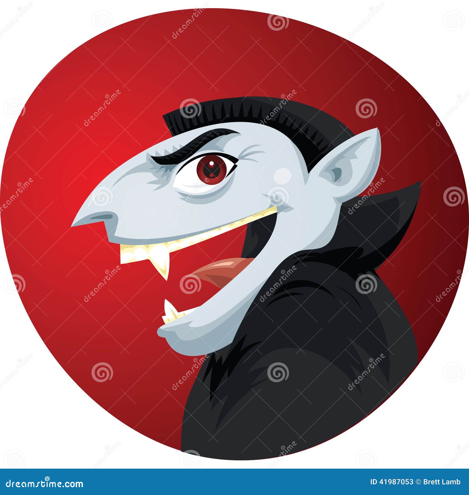 Vampire Smile stock illustration. Illustration of halloween - 41987053
