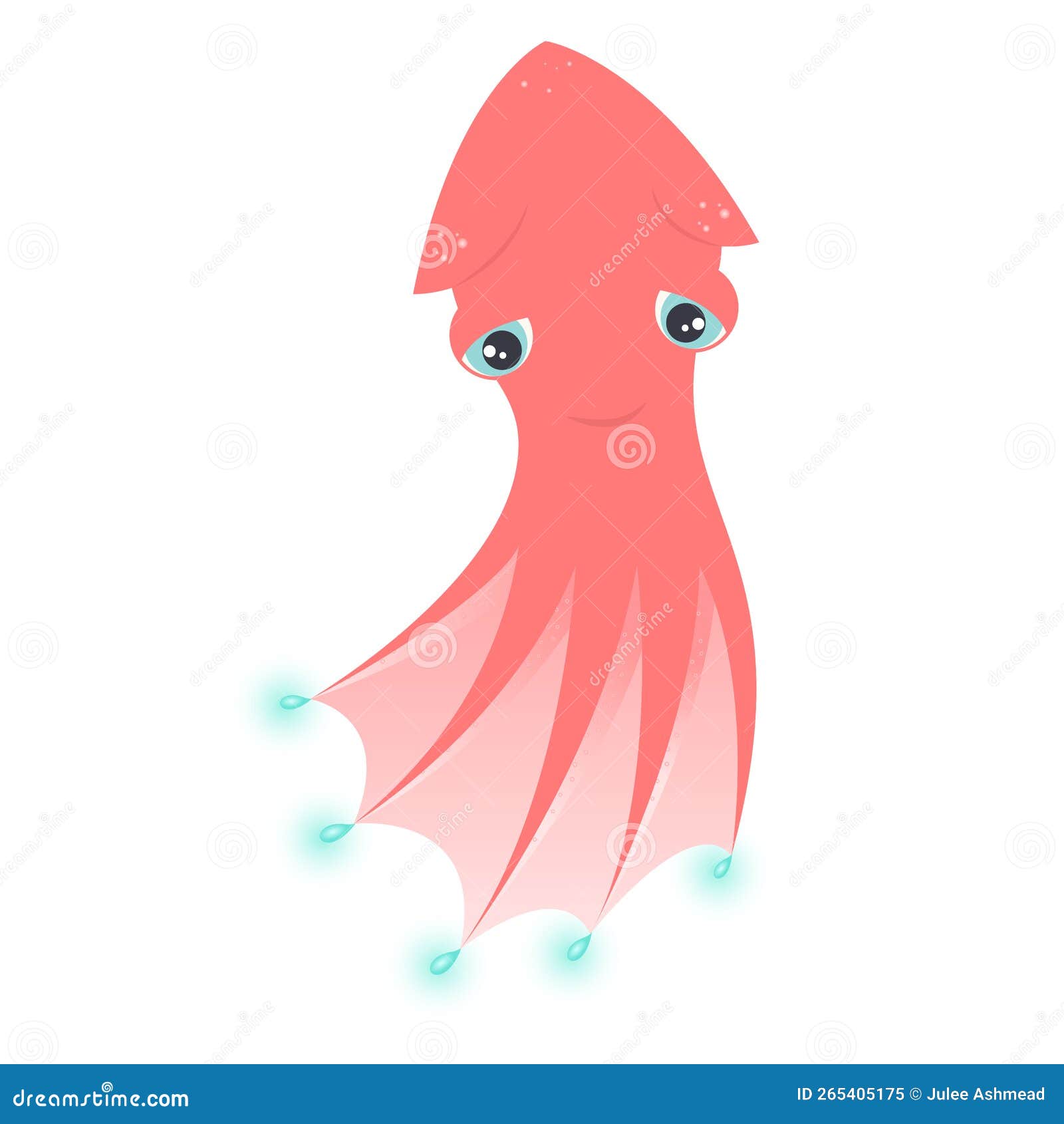 Vampire Squid Vector Illustration Graphic Stock Vector - Illustration ...