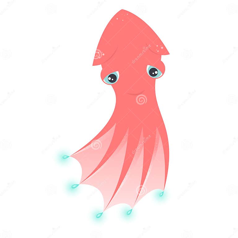 Vampire Squid Vector Illustration Graphic Stock Vector - Illustration ...