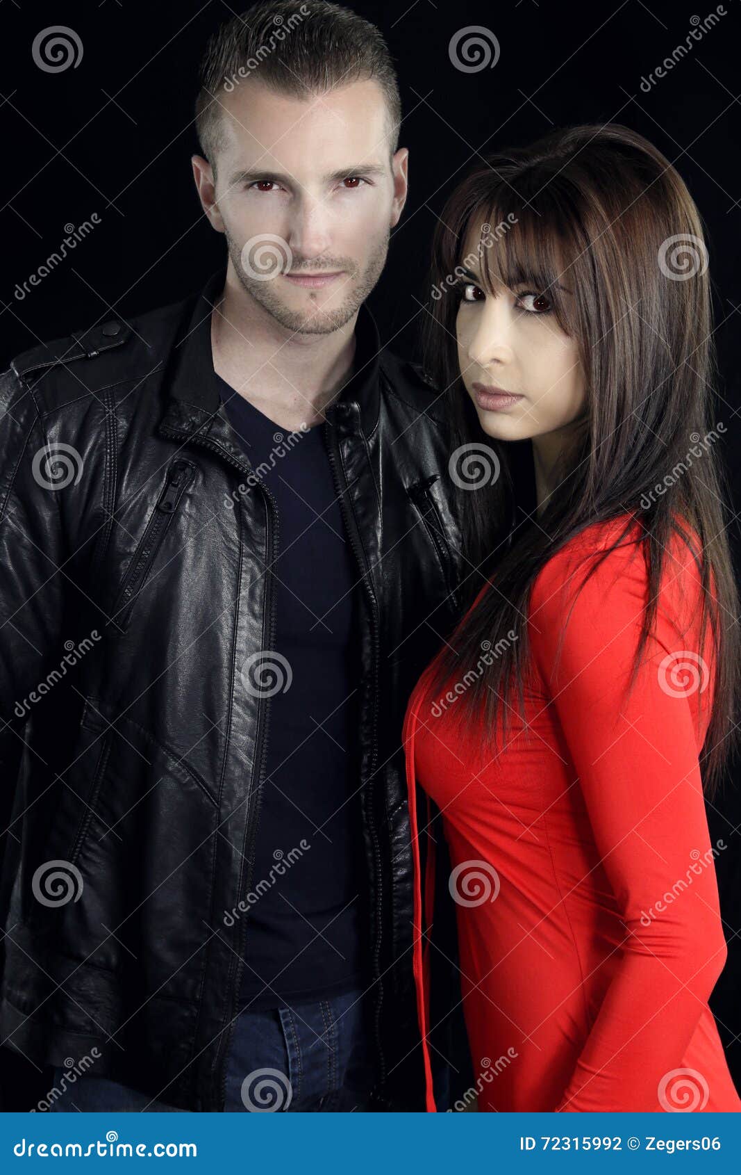A Vampire Story - Attractive Couple Stock Photo - Image of handsome ...