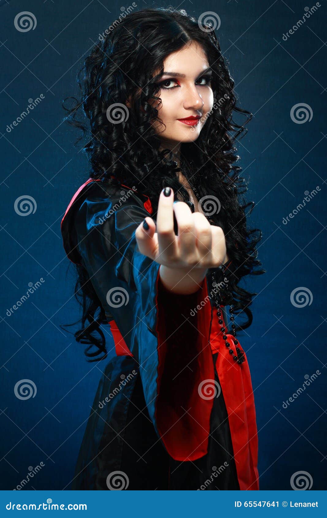 Vampire style make up stock image. Image of party, luxury - 65547641