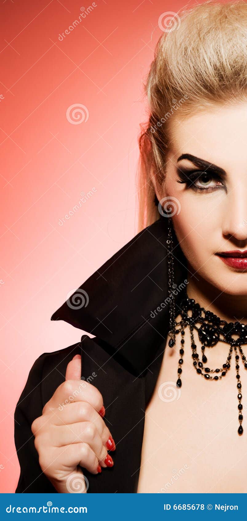 Vampire woman stock photo. Image of female, beautiful - 6685678
