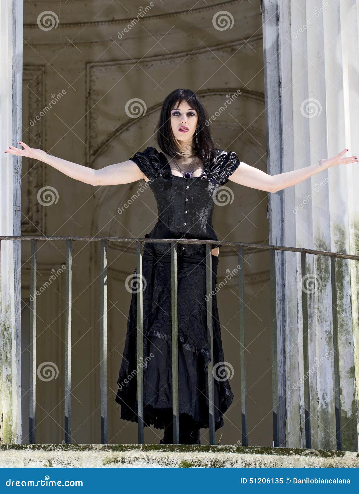 Vampire woman stock image. Image of vampires, portrait - 51206135