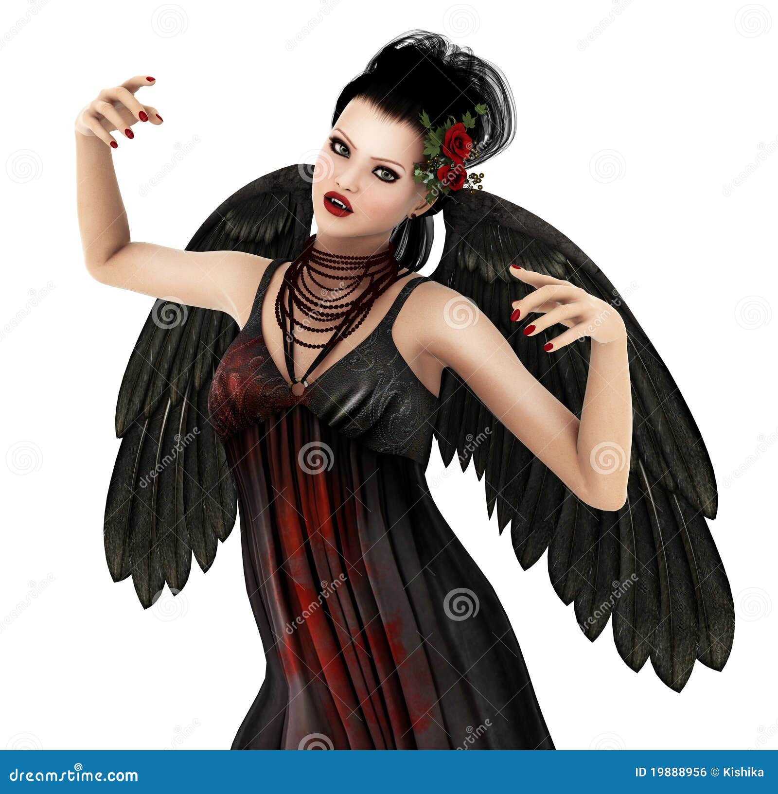 Vampirella stock illustration. Illustration of blood - 19888956