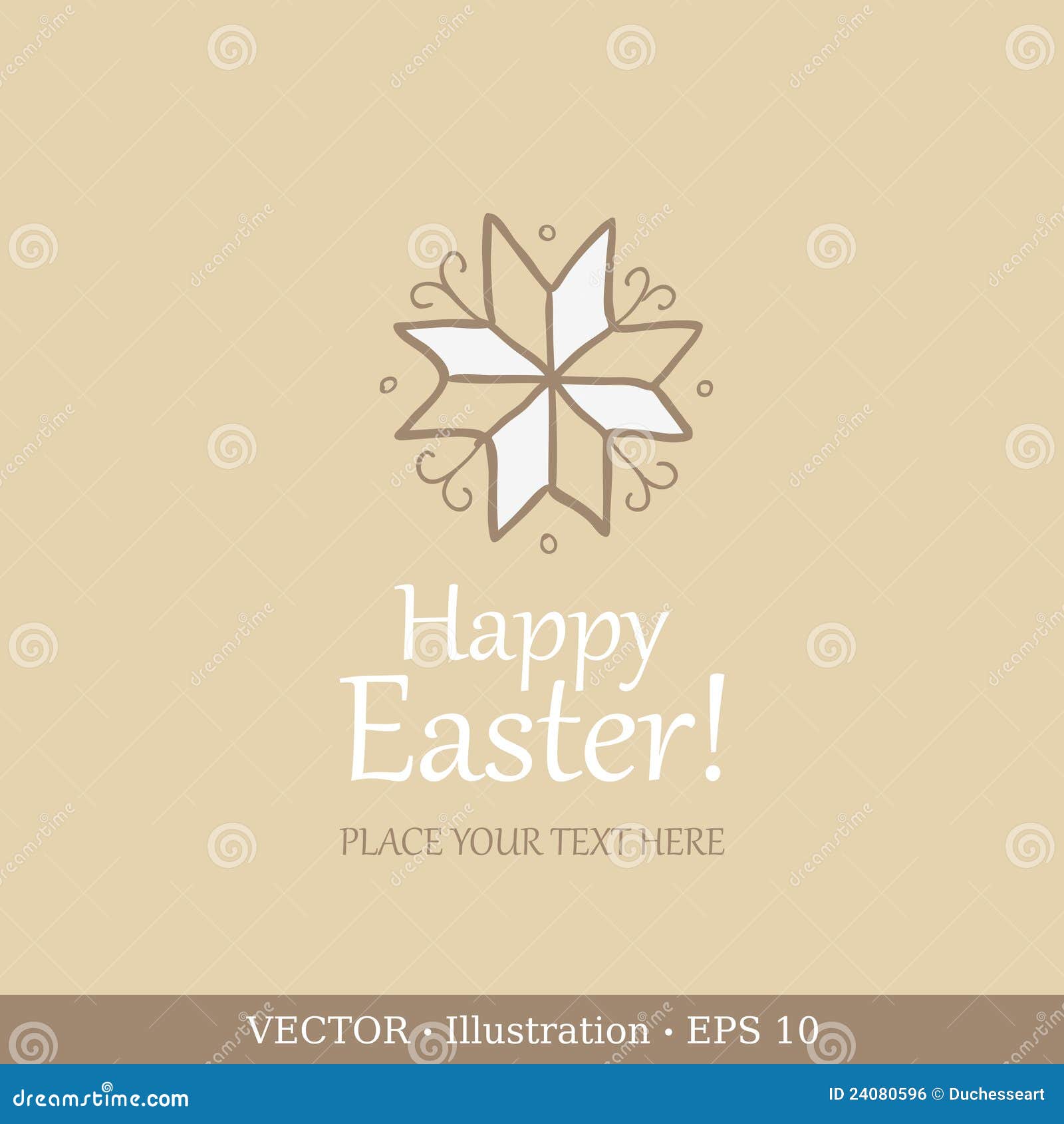 Van Achtergrond Pasen Kaart, Vector Vector Illustratie - Illustration ...