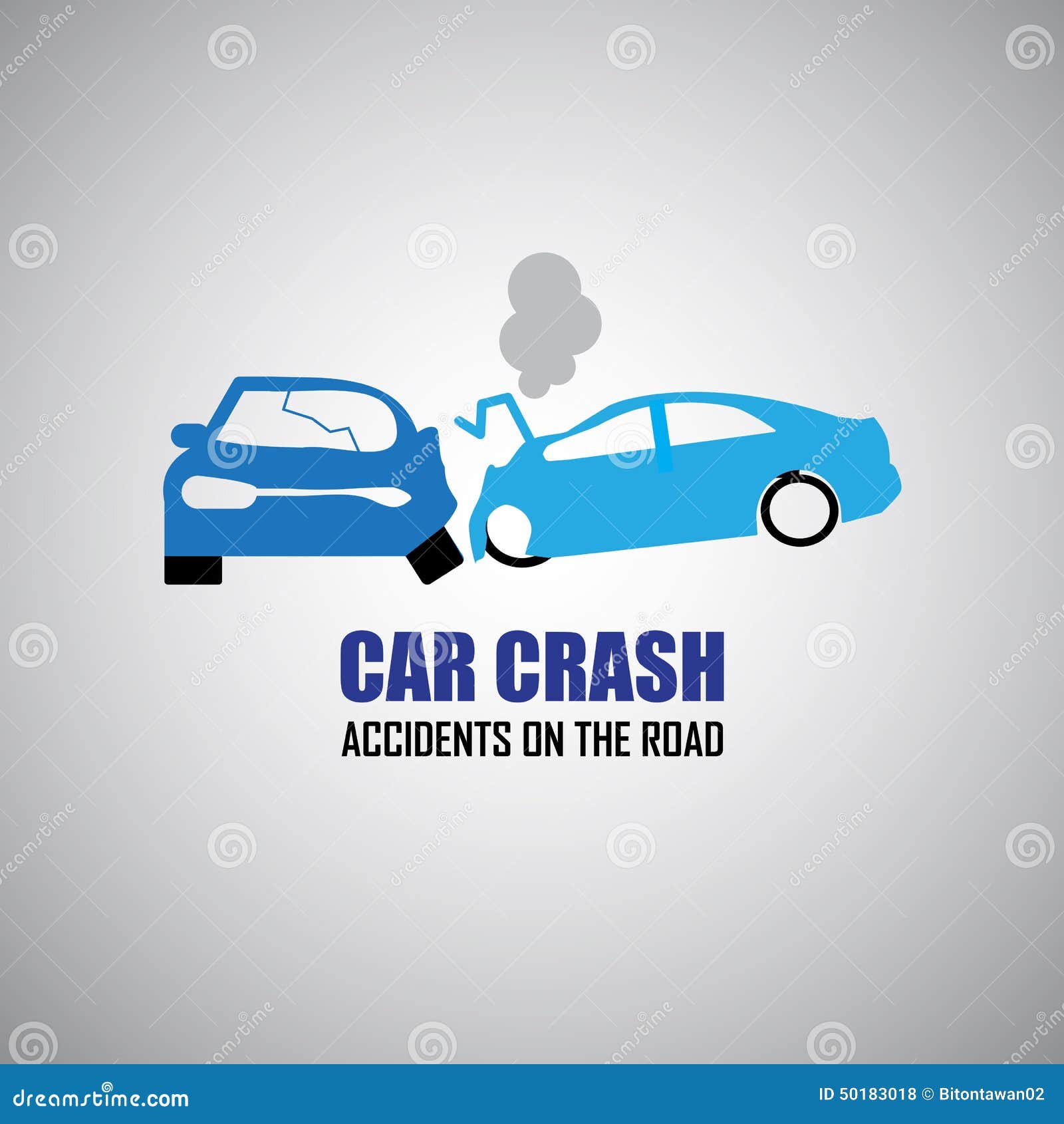 Van Autoneerstorting En Ongevallen Pictogrammen Vector Illustratie ...