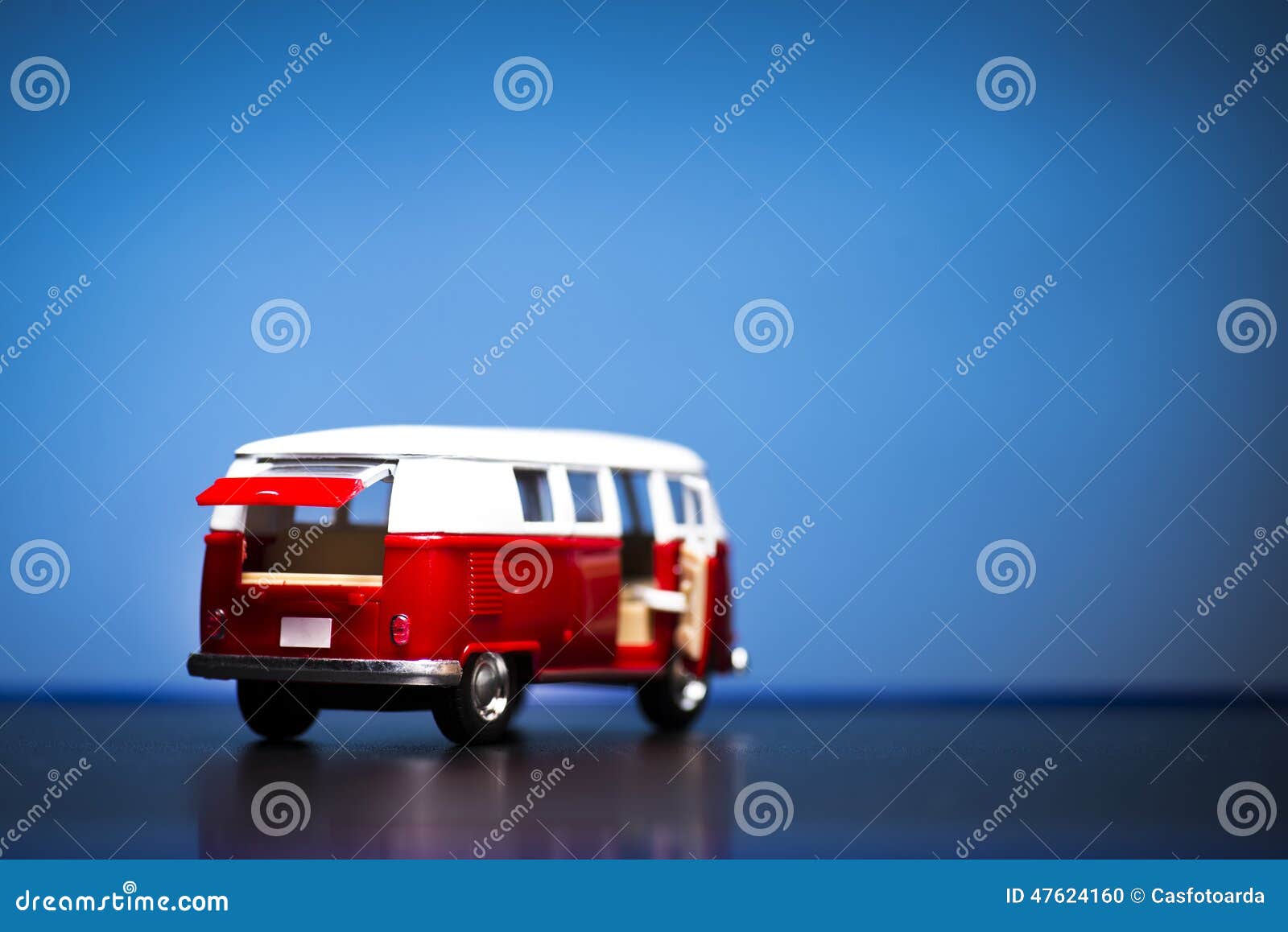 Van stock photo. Image of back, view, camping, holiday - 47624160