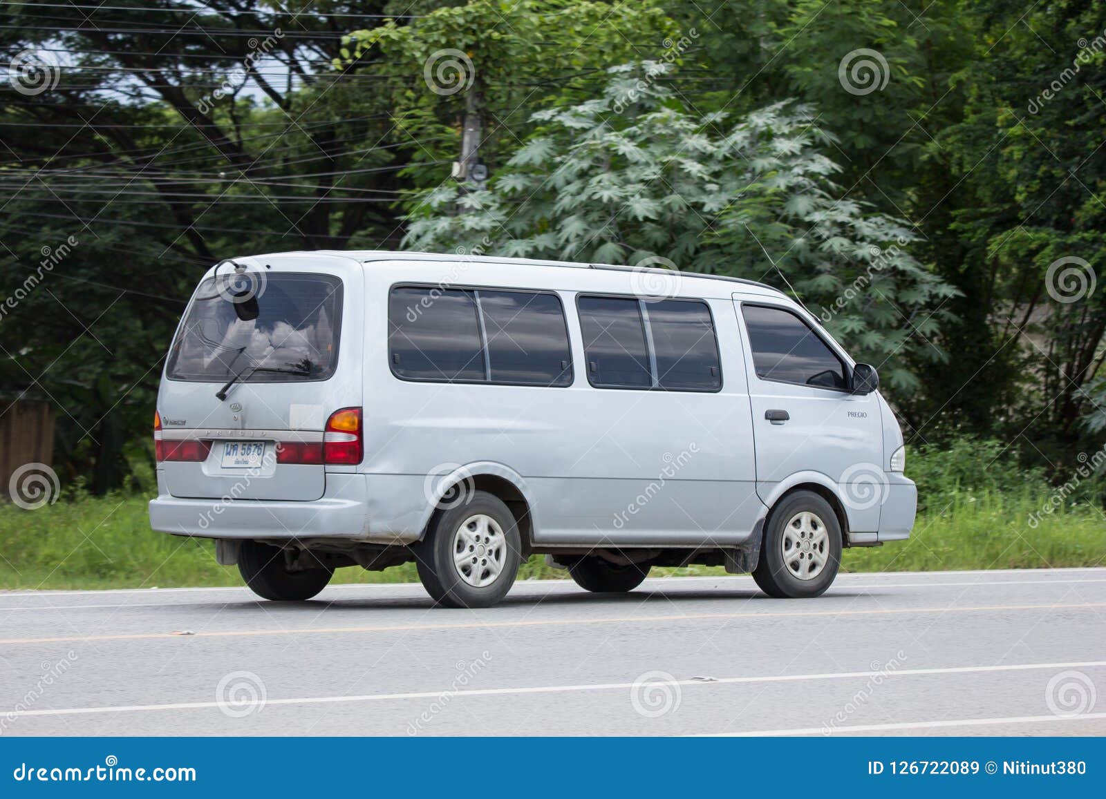 Van Car Privado, Kia Pregio Imagen de archivo editorial - Imagen de ...