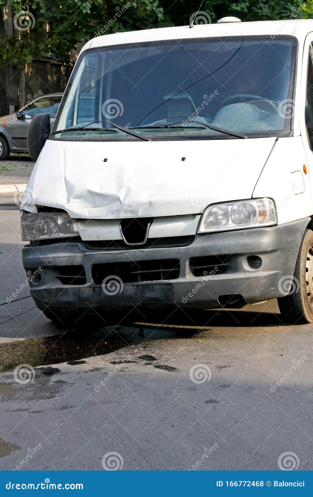 Van crash stock photo. Image of automobile, healthcare - 166772468