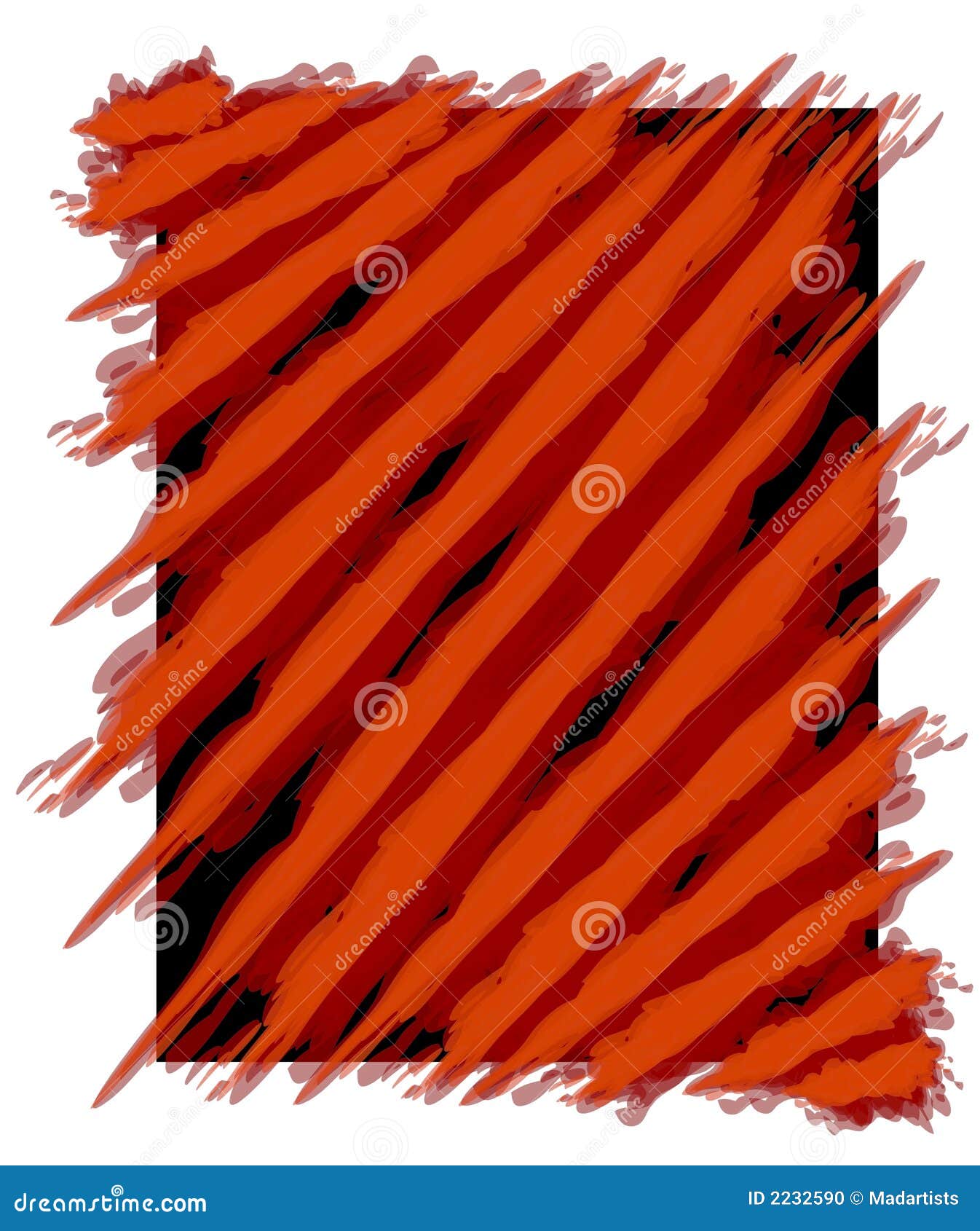 Van De Achtergrond Strepen Van De Verf Rood Stock Illustratie ...