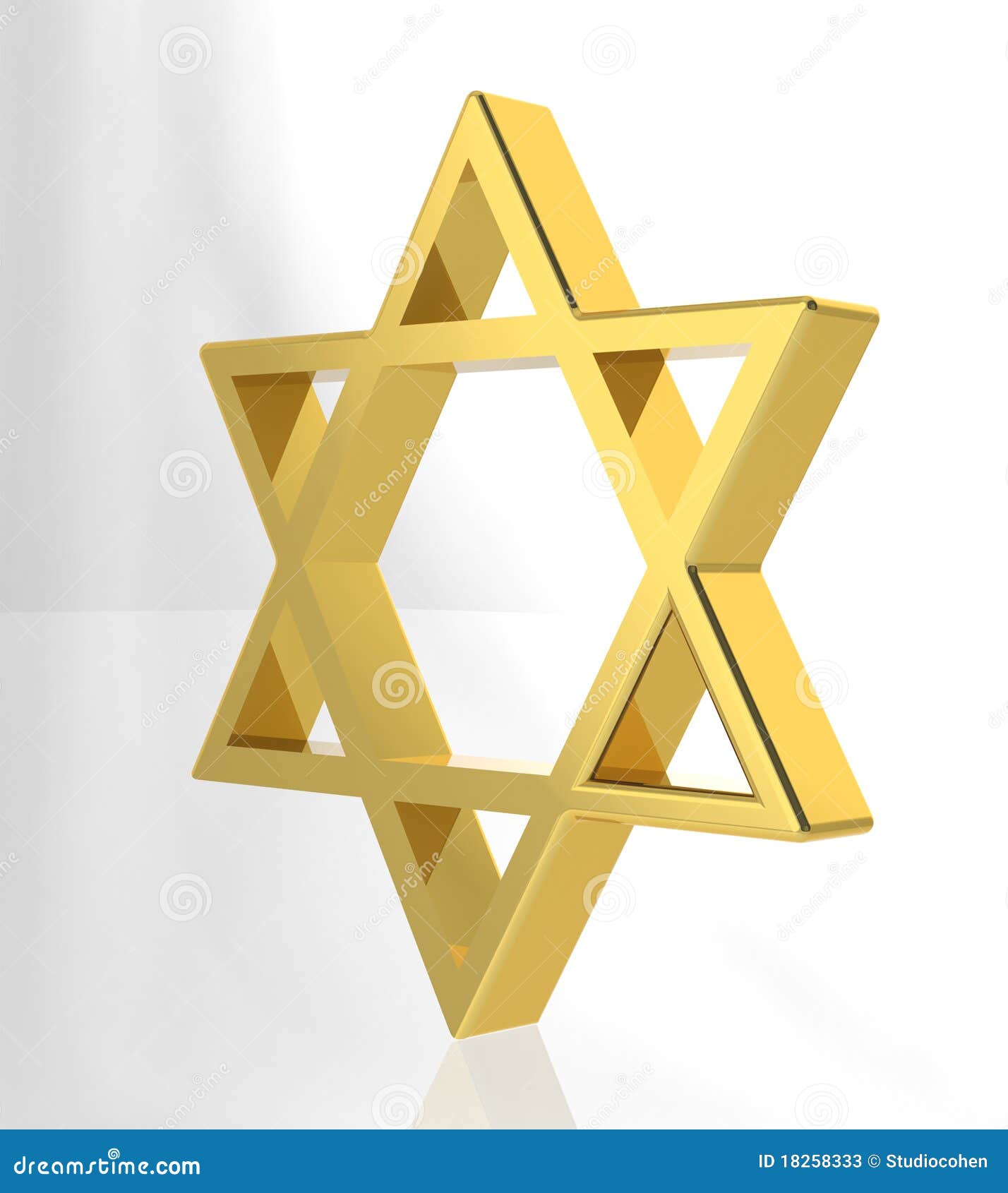 Van De Jodenster (Jodenster) Het Goud Stock Illustratie - Illustration ...