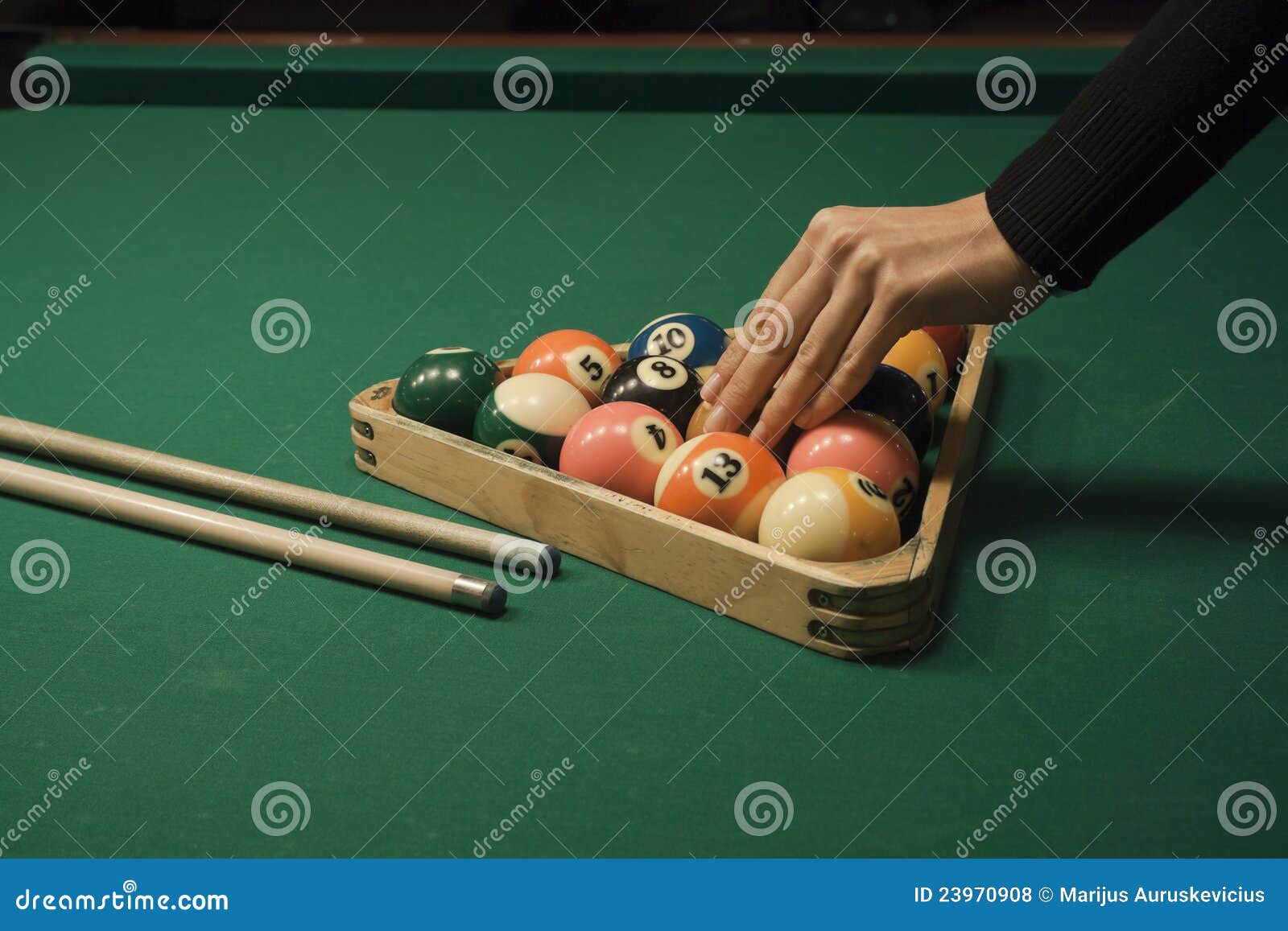 Van De Pool (biljart) Het Spel Stock Foto - Image of nachtclub, kleur ...