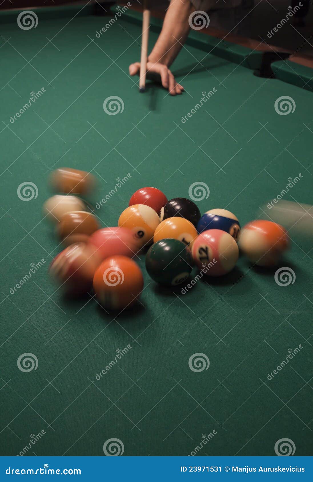 Van De Pool (biljart) Het Spel Stock Afbeelding - Image of aantallen ...