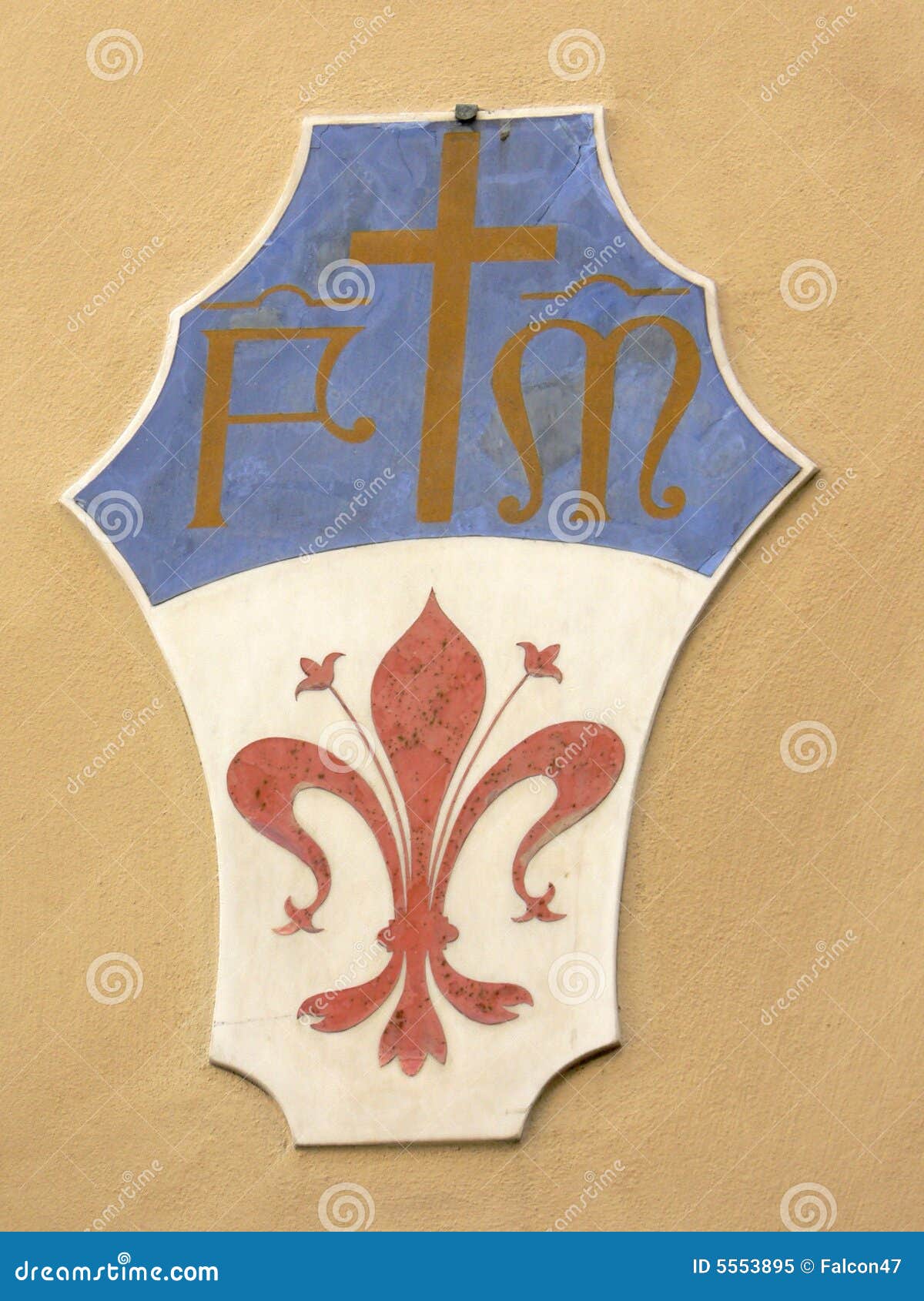 Van Florence (Italië) Het Wapenschild Stock Afbeelding - Image of ...