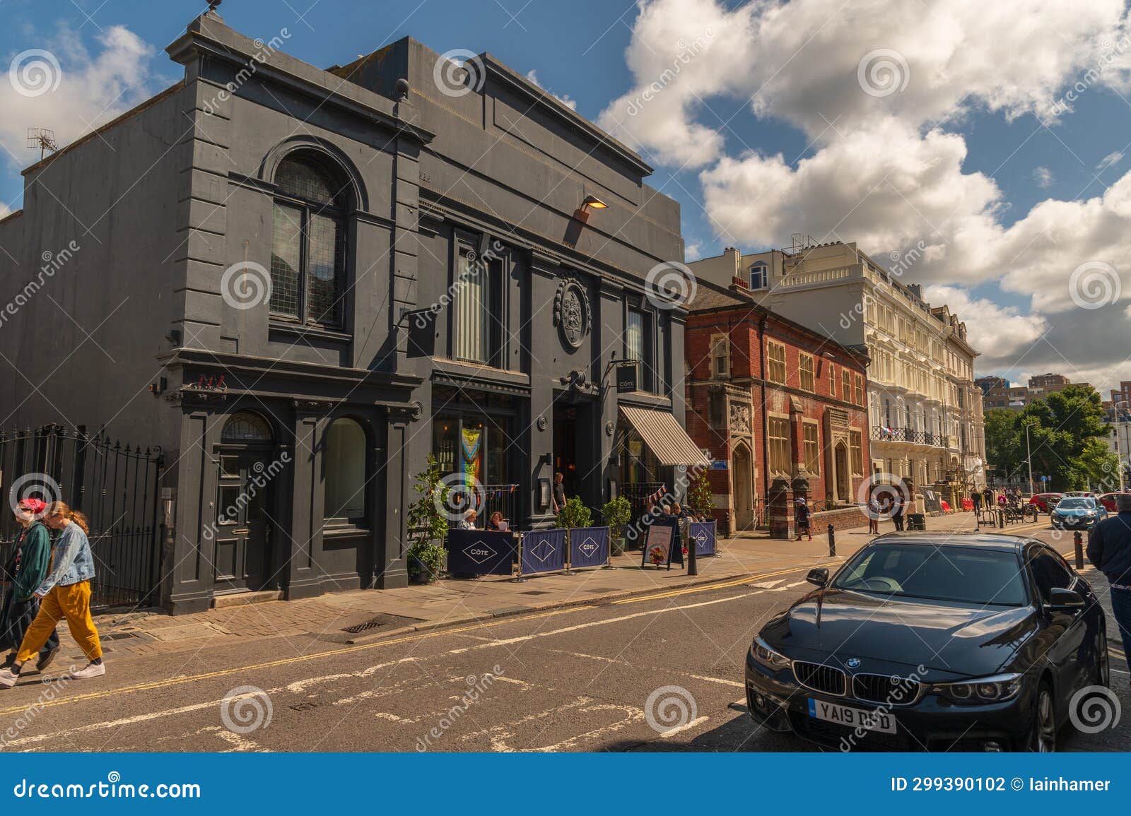 Cafe in Church Street, Brighton and Hove, Sussex Editorial Photography ...