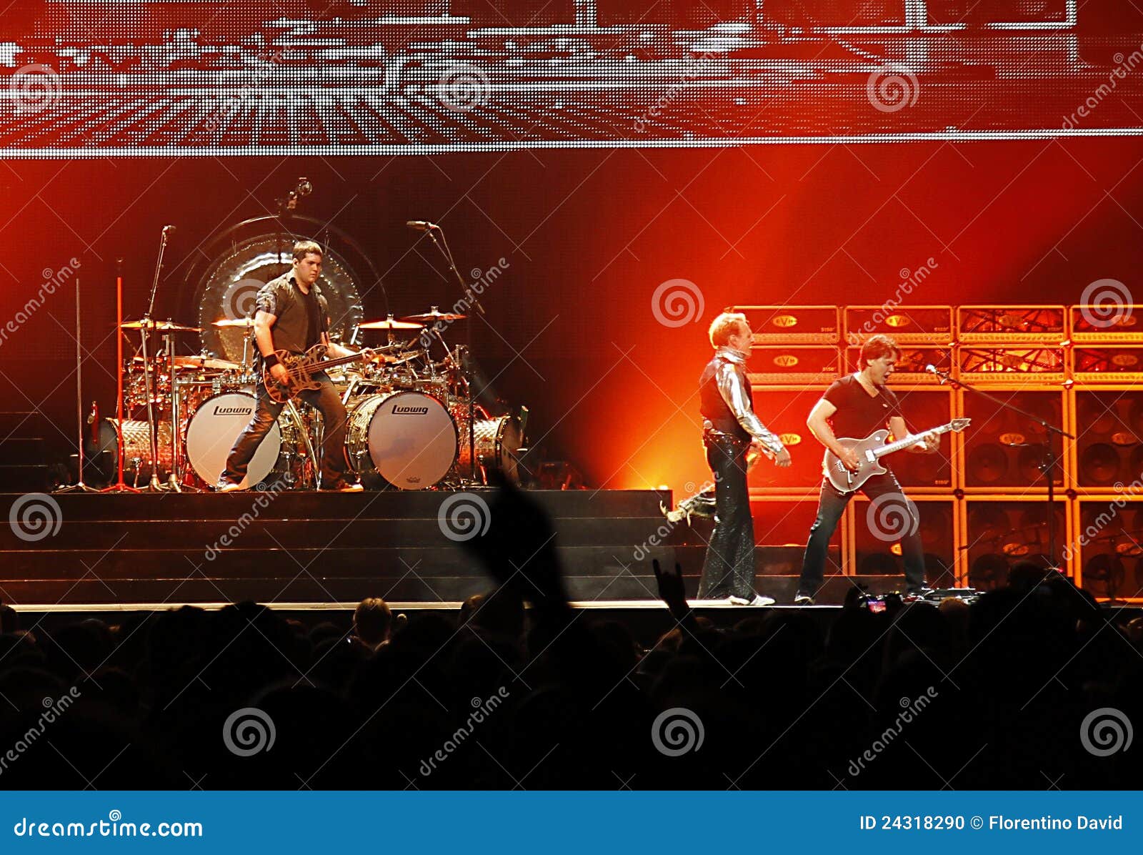Van Halen in concert editorial image. Image of icon, halen - 24318290