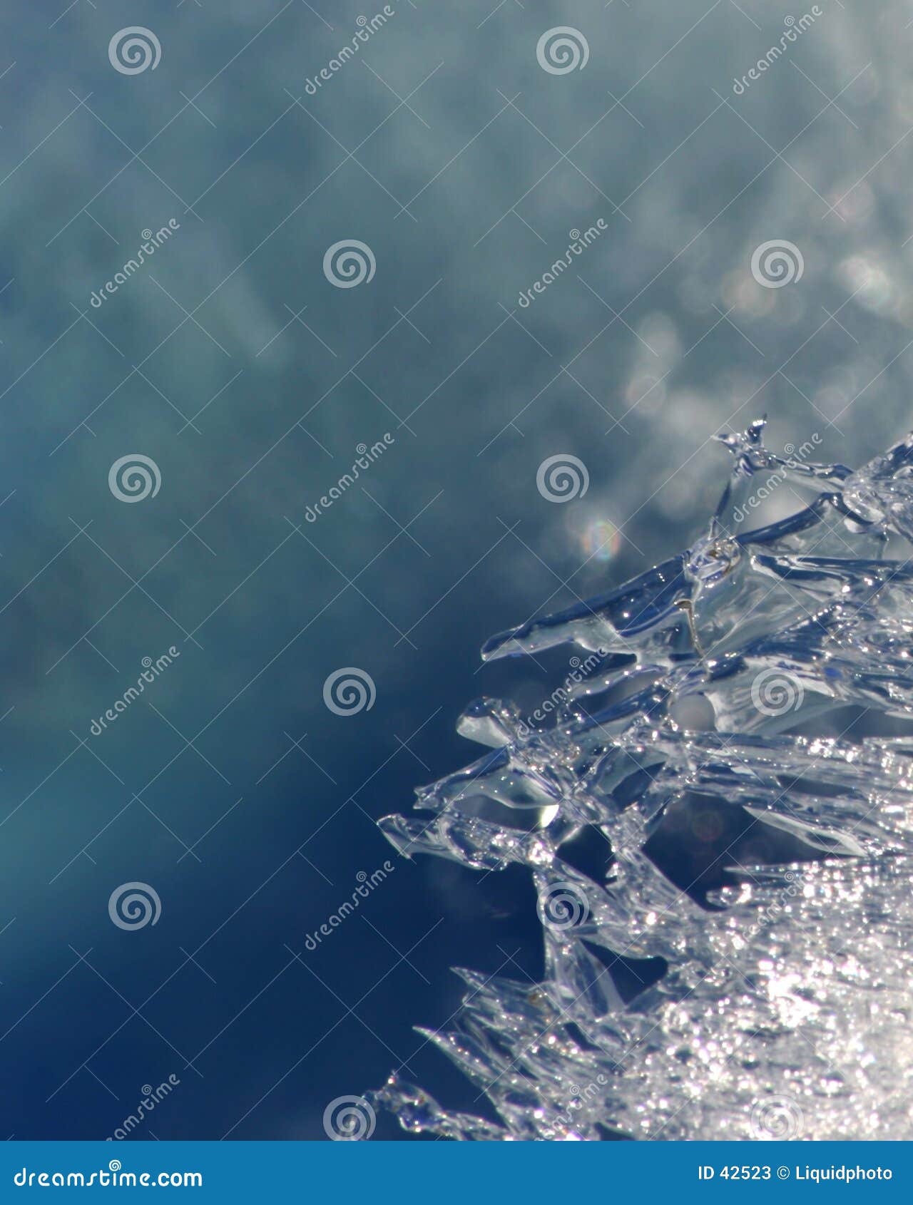 Van Het Achtergrond Kristal Van Het Ijs Textuur Stock Afbeelding ...