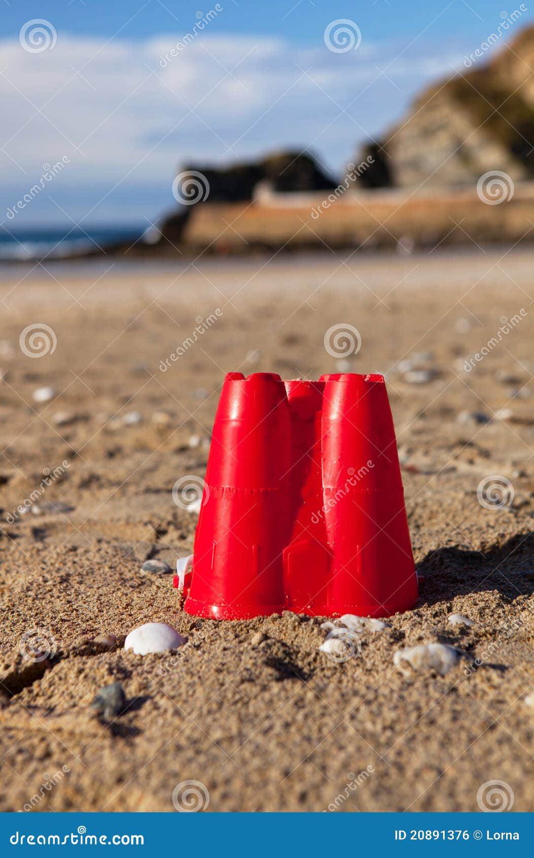 Van Het De Emmerstrand Van Het Zandkasteel Het Zand Cornwall Stock Foto ...