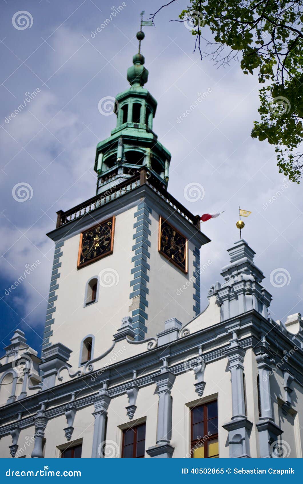 Van Het De Stadscentrum Van Chelmnopolen De De Erfenisbouw Stock ...