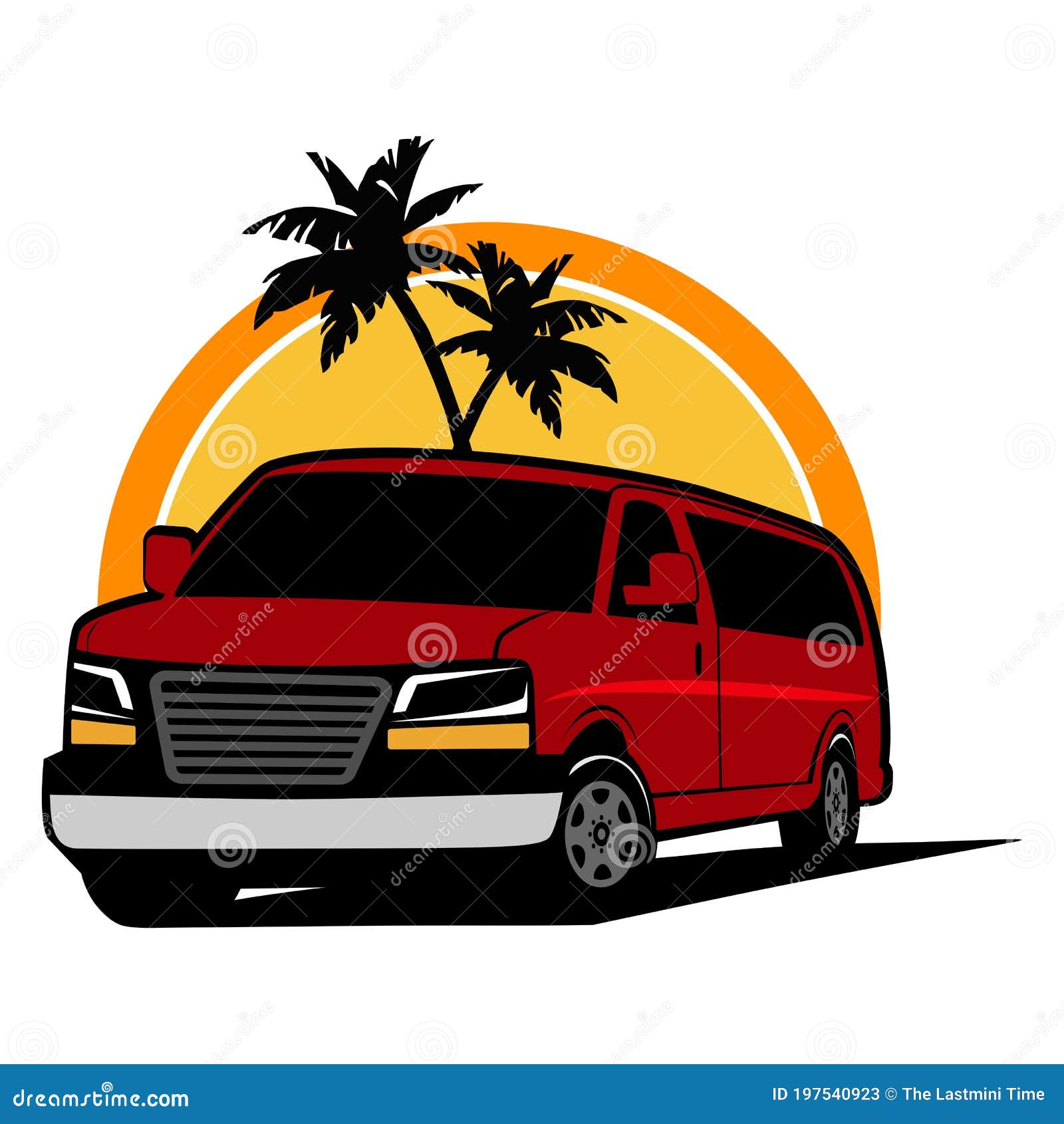 Van logo design stock vector. Illustration of isolated - 197540923