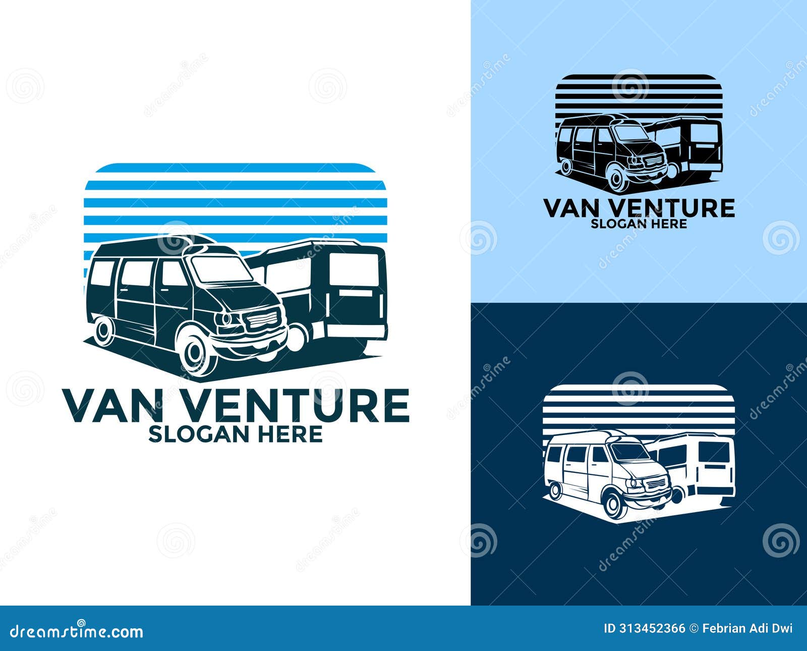 Van Logo Vector, Mini Van Symbol Logo Template, Delivery and Logistic ...