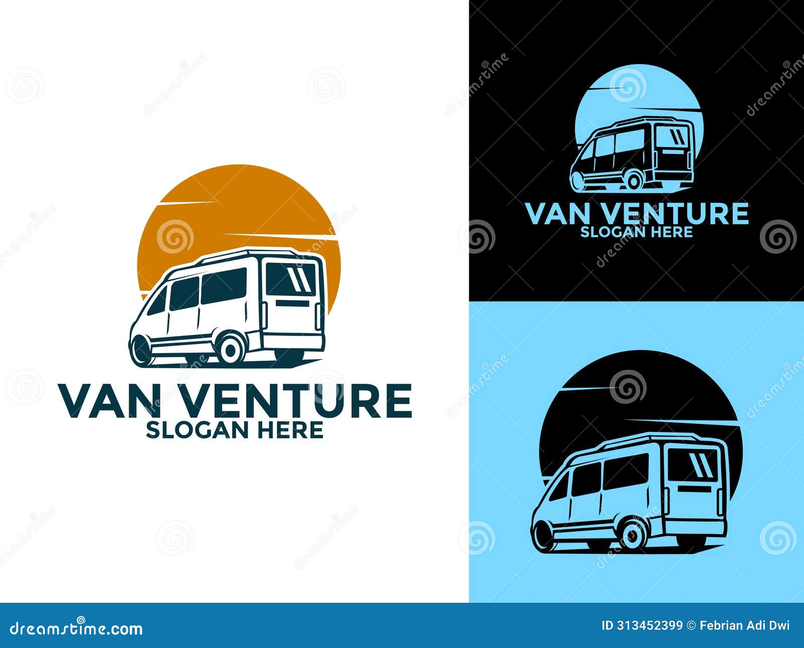 Van Logo Vector, Mini Van Symbol Logo Template, Delivery and Logistic ...