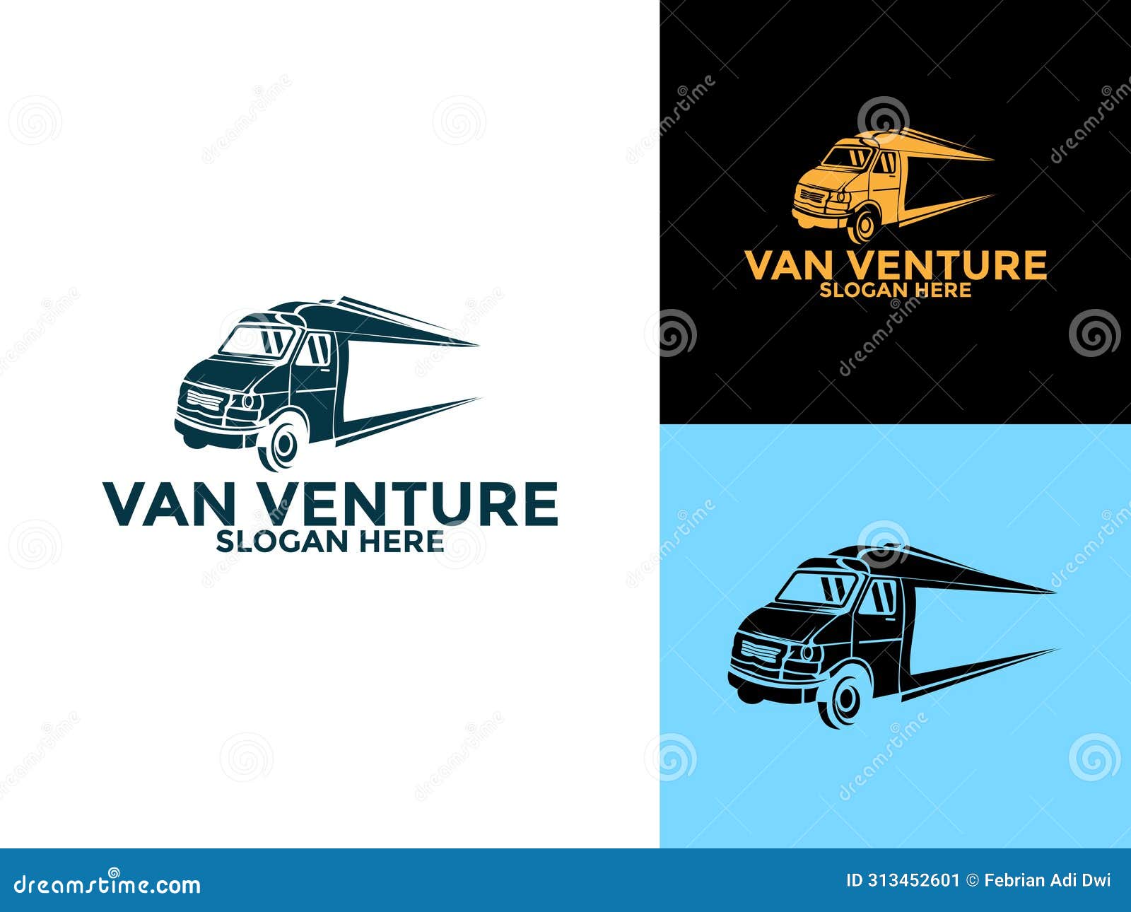 Van Logo Vector, Mini Van Symbol Logo Template, Delivery and Logistic ...