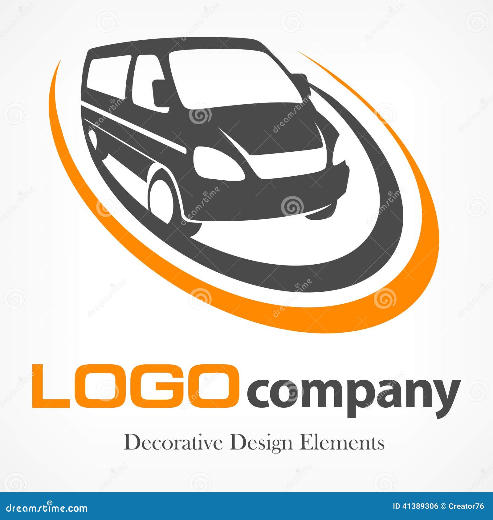 Van logotype stock vector. Illustration of delivery, design - 41389306