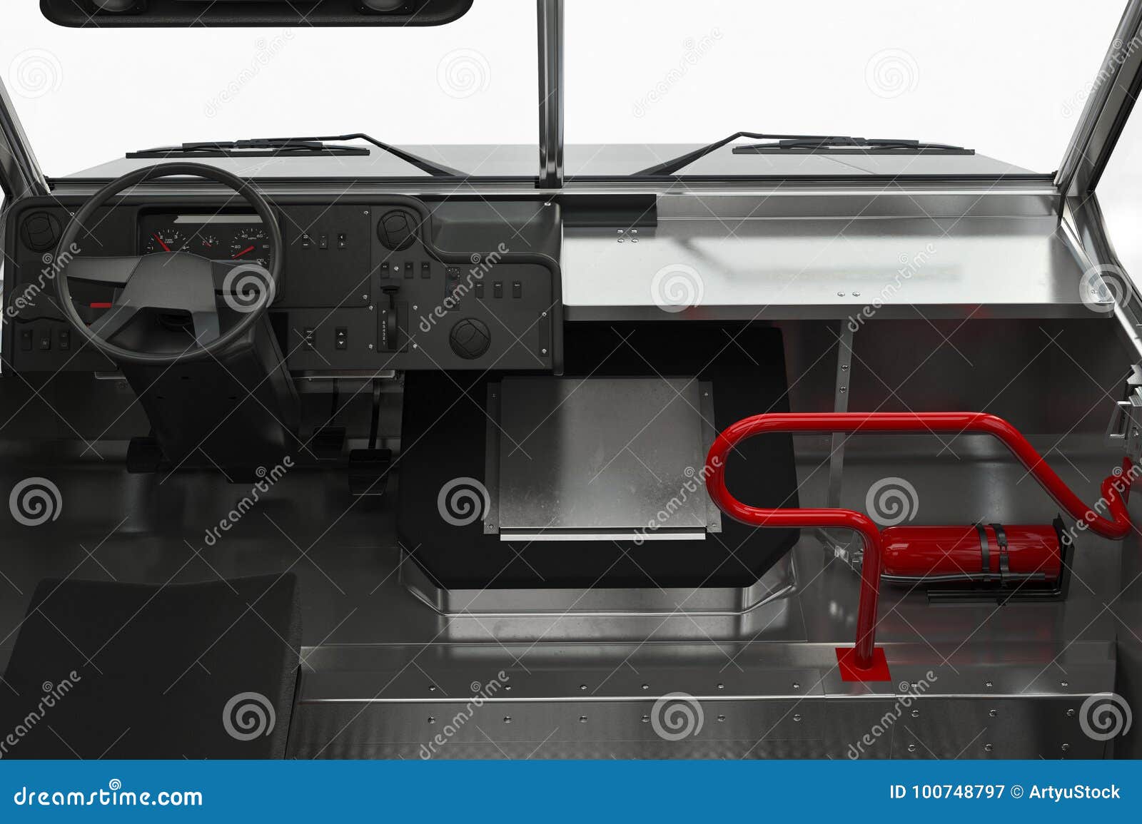 Lorry Cabin Royalty-Free Cartoon | CartoonDealer.com #6540833