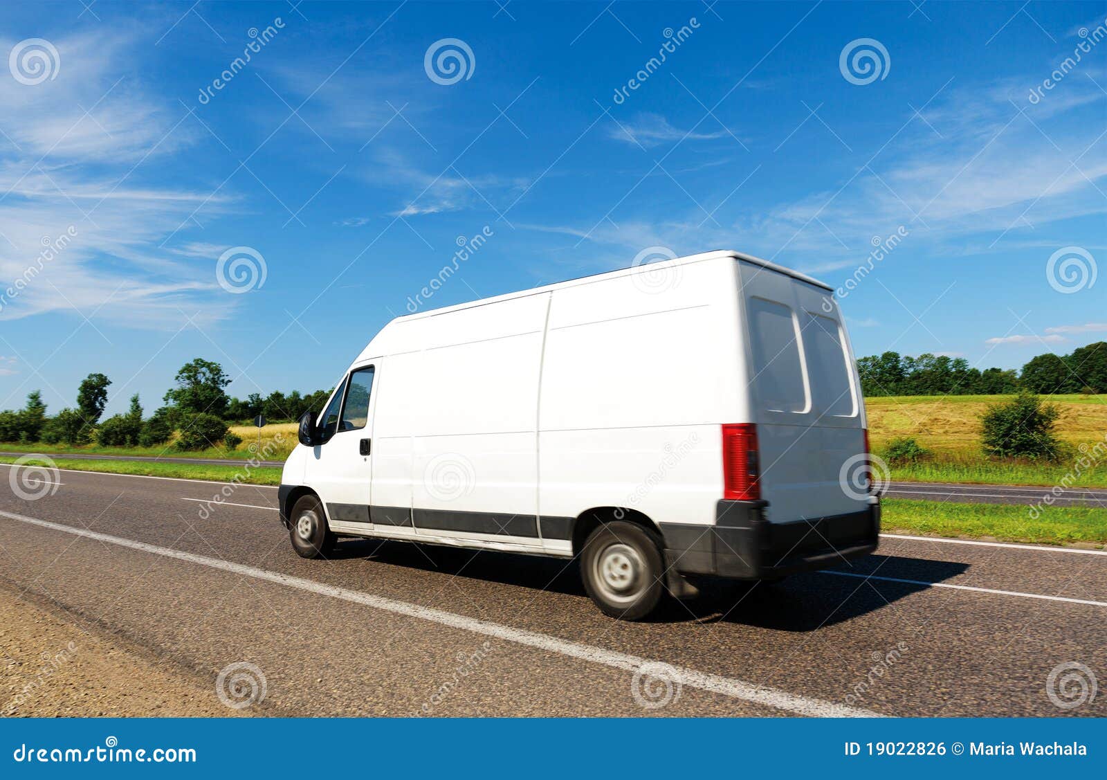 Van on the Move stock photo. Image of outdoor, glass - 19022826