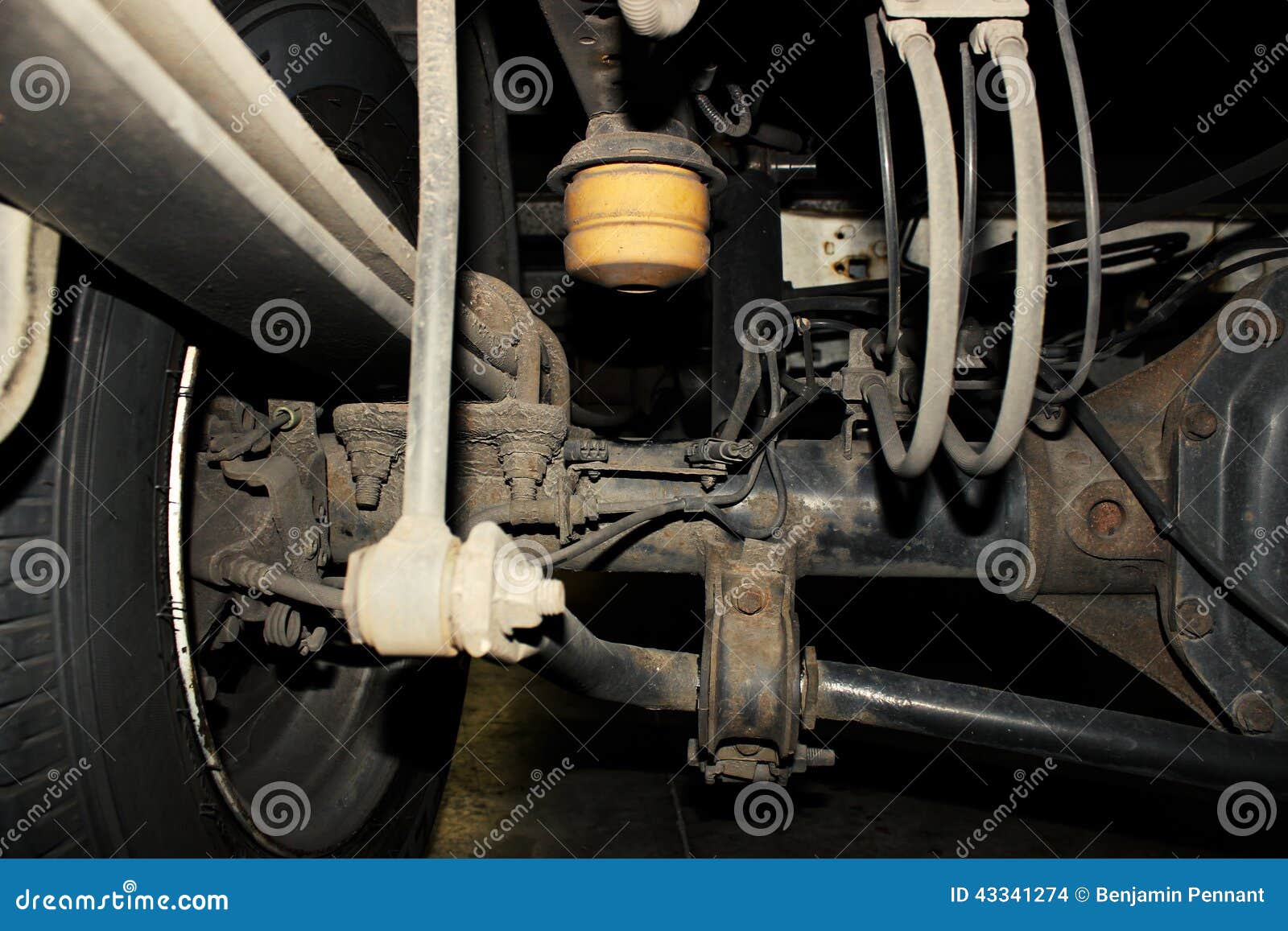 Van Rear Axle stock photo. Image of rigid, duty, nuts - 43341274