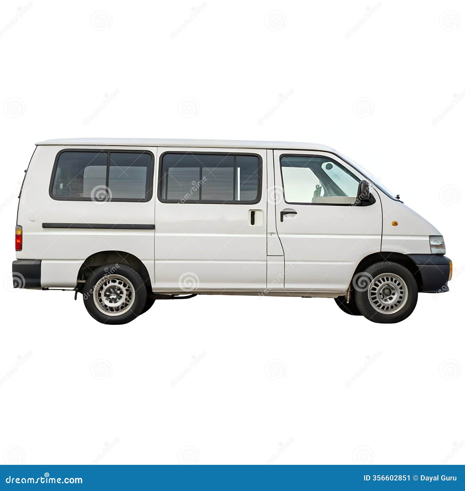 Van Side View stock illustration. Illustration of view - 356602851