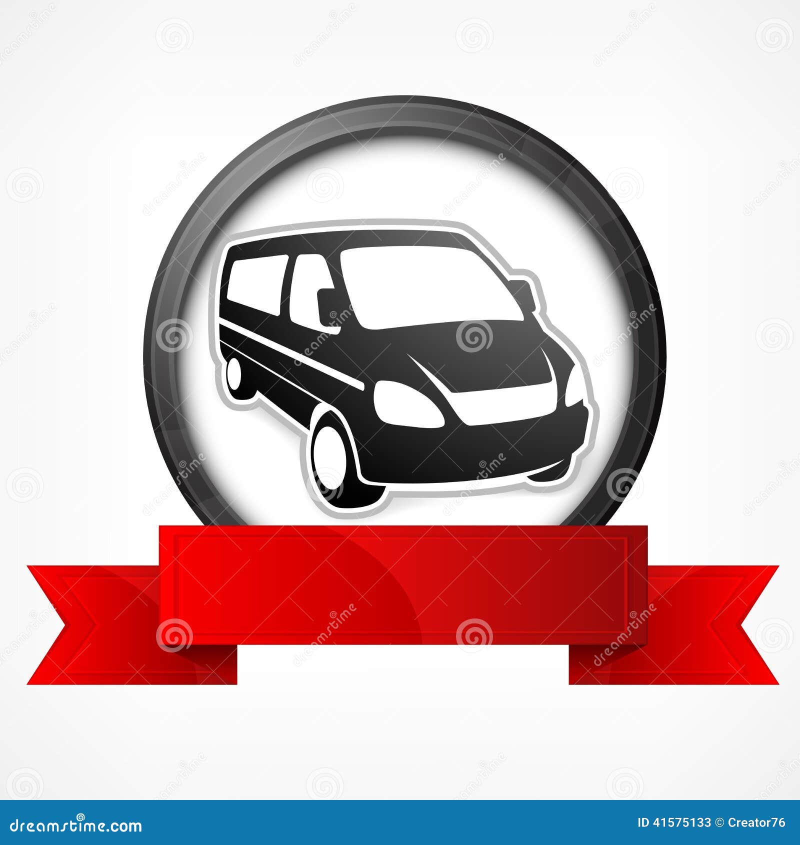 Van sign stock vector. Illustration of transportation - 41575133