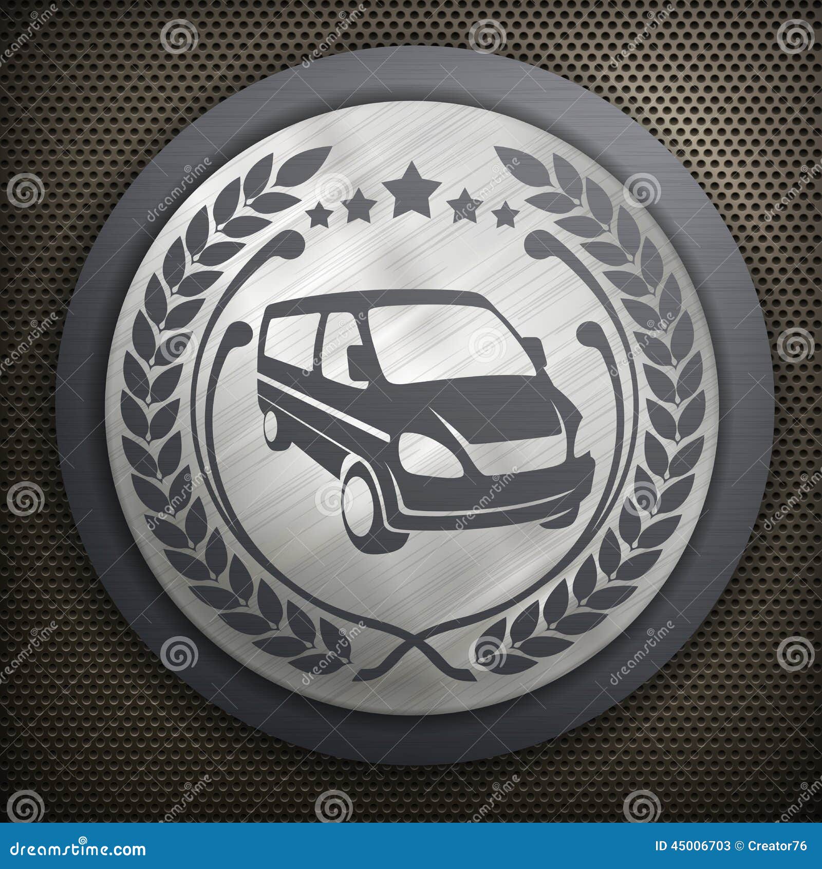 Van sign stock vector. Illustration of vehicle, road - 45006703