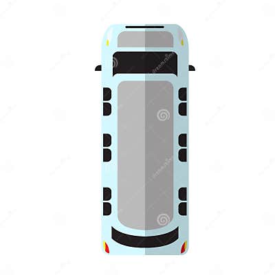 Van top view stock vector. Illustration of vector, graphic - 90963070