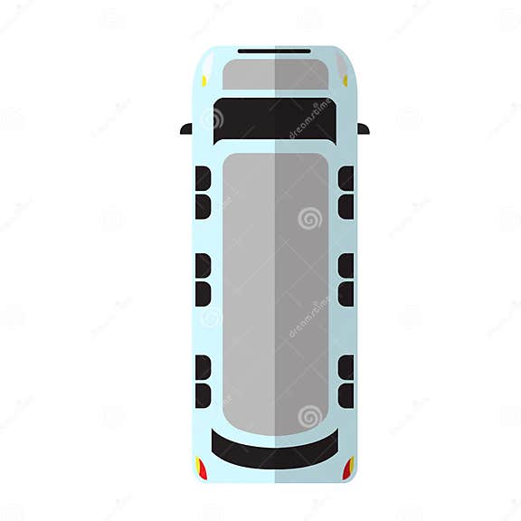 Van top view stock vector. Illustration of vector, graphic - 90963070
