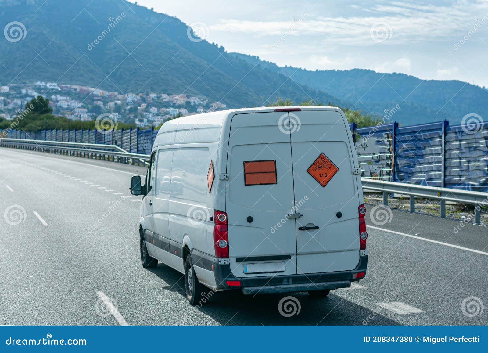Van Transporting Explosives Stock Photo - Image of animal, hazardous ...