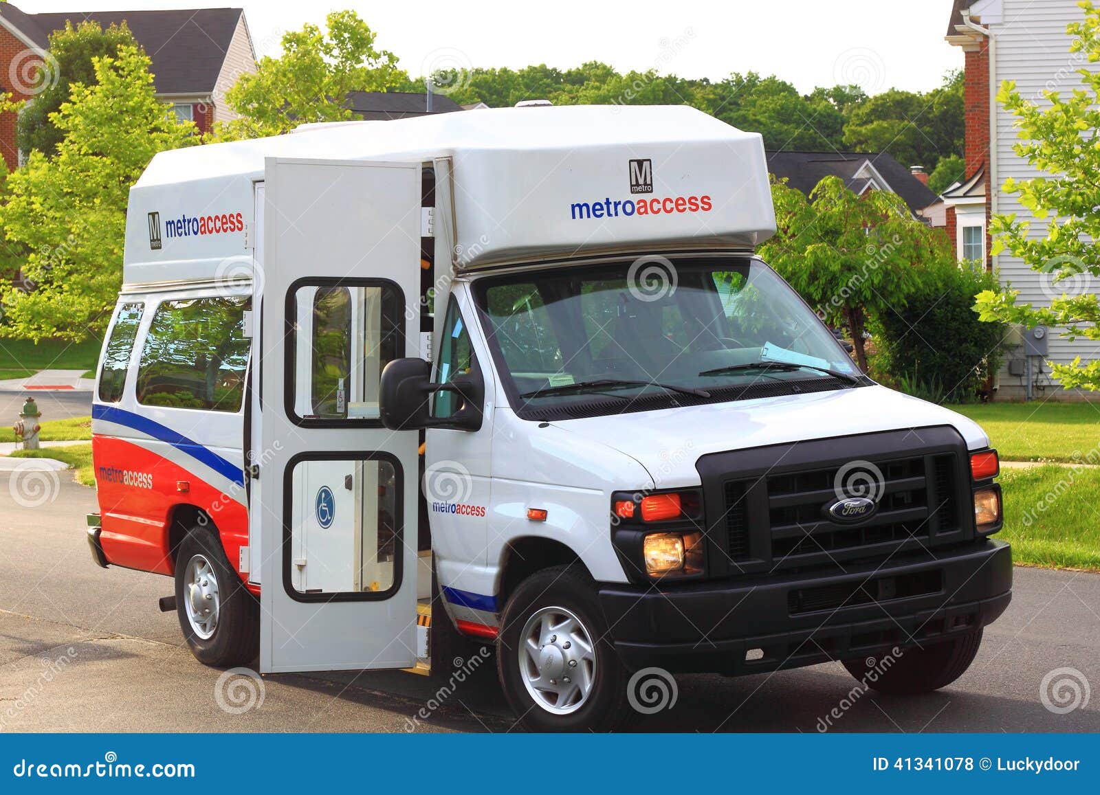 Handicap Van editorial stock photo. Image of helping - 41341078