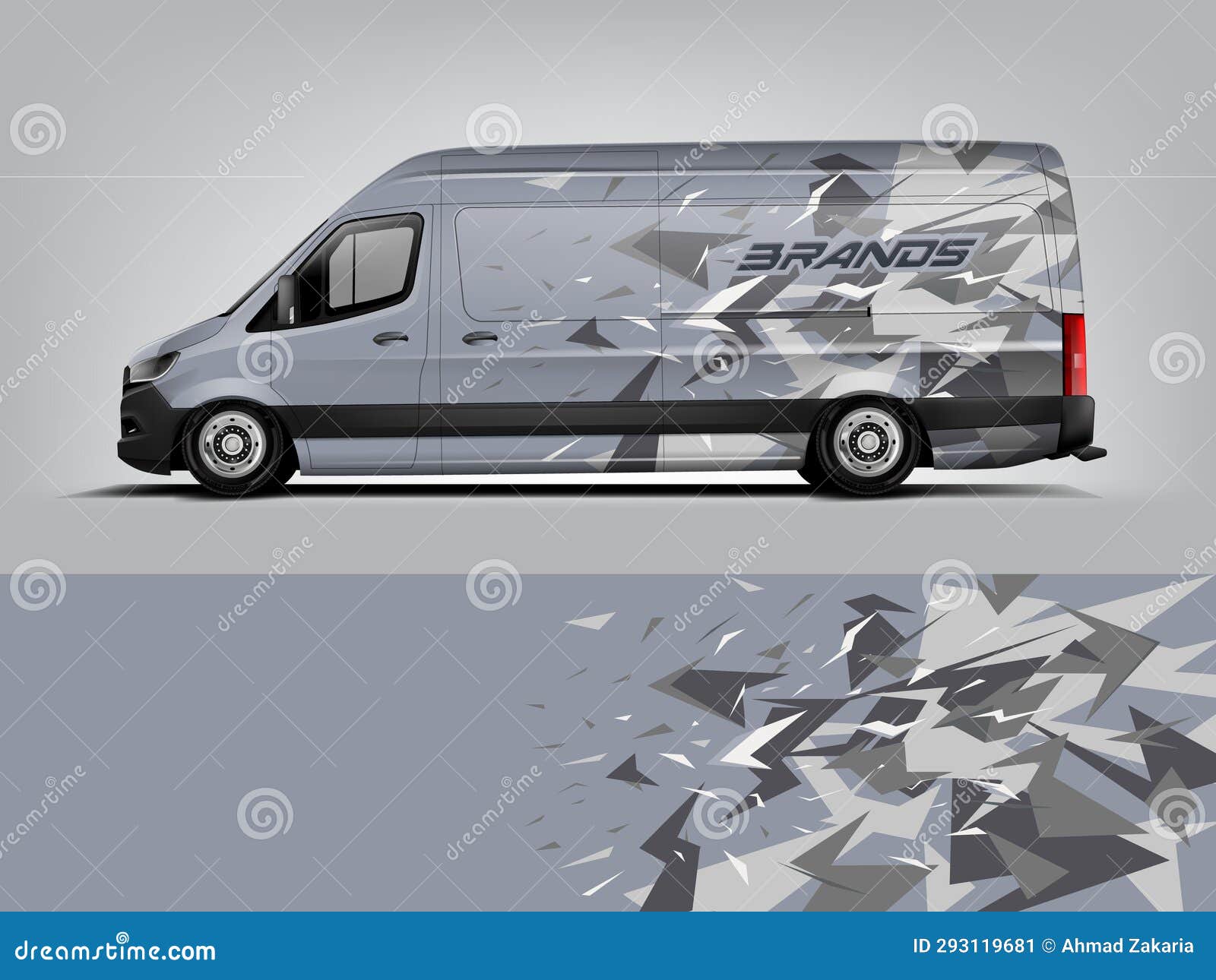 Van5 stock illustration. Illustration of creative, brand - 293119681