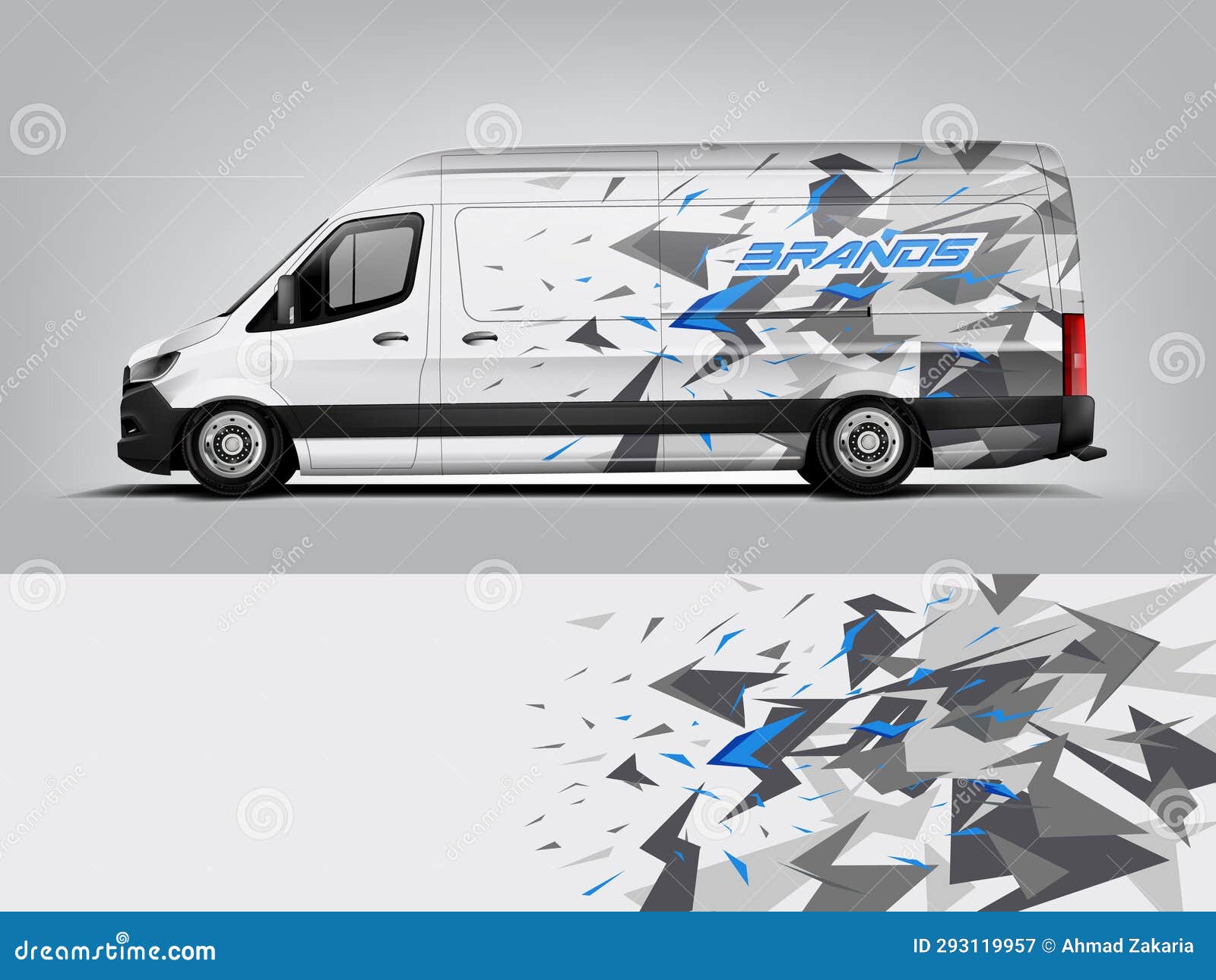Van5 stock vector. Illustration of graphics, vans, design - 293119957