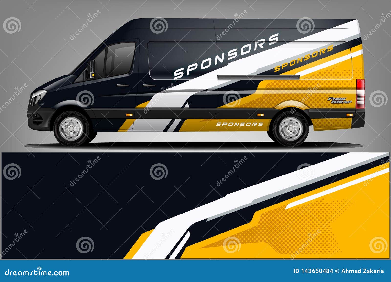 Car Livery Design Vector. Graphic Abstract Stripe Racing Background ...