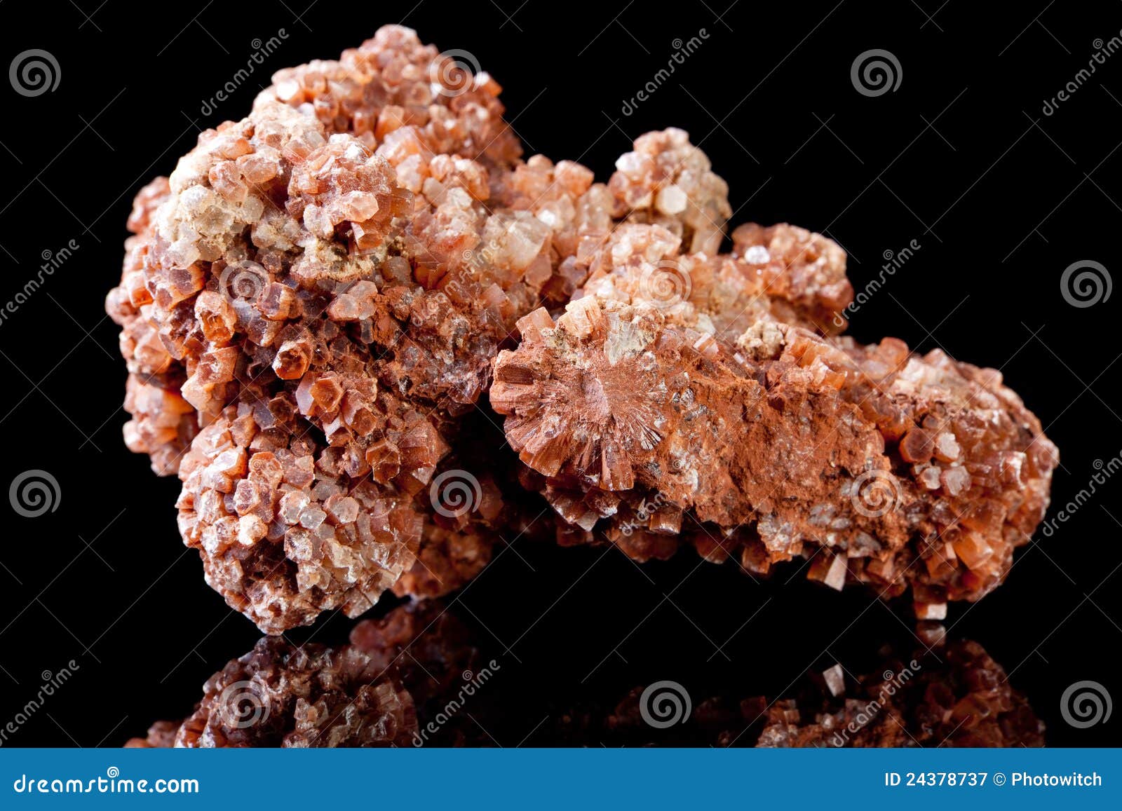 Vanadinite mineral rock stock image. Image of quartz - 24378737