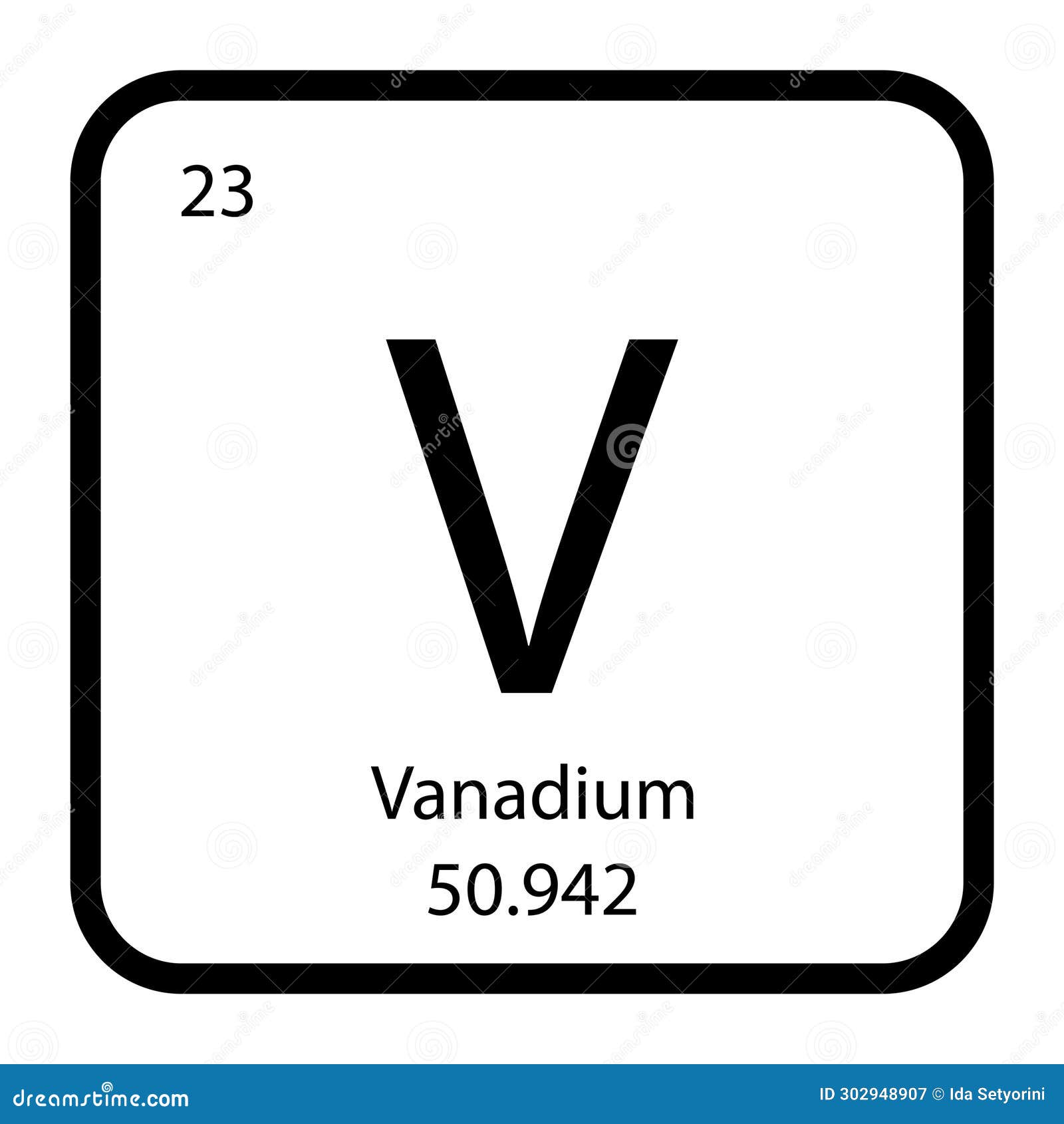 Vanadium icon vektor stock illustration. Illustration of vanadium ...