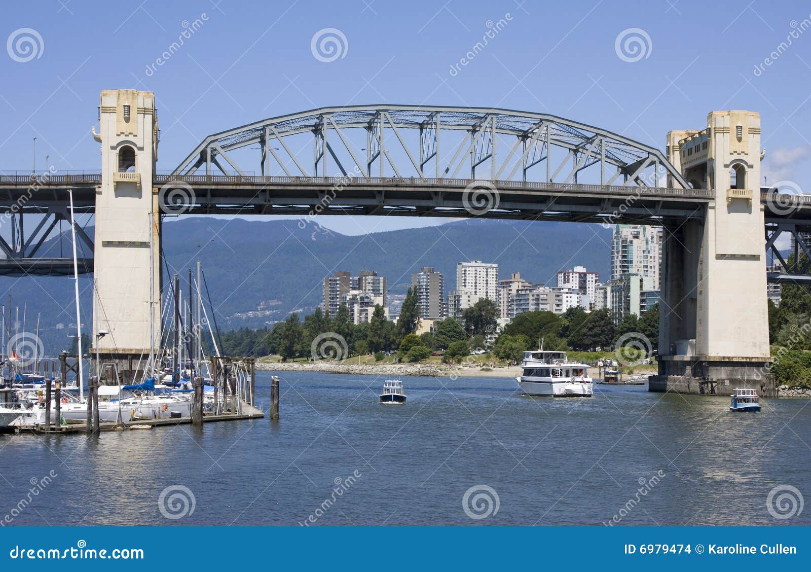 Vancouver Bridge stock photo. Image of creek, bridge, architecture ...