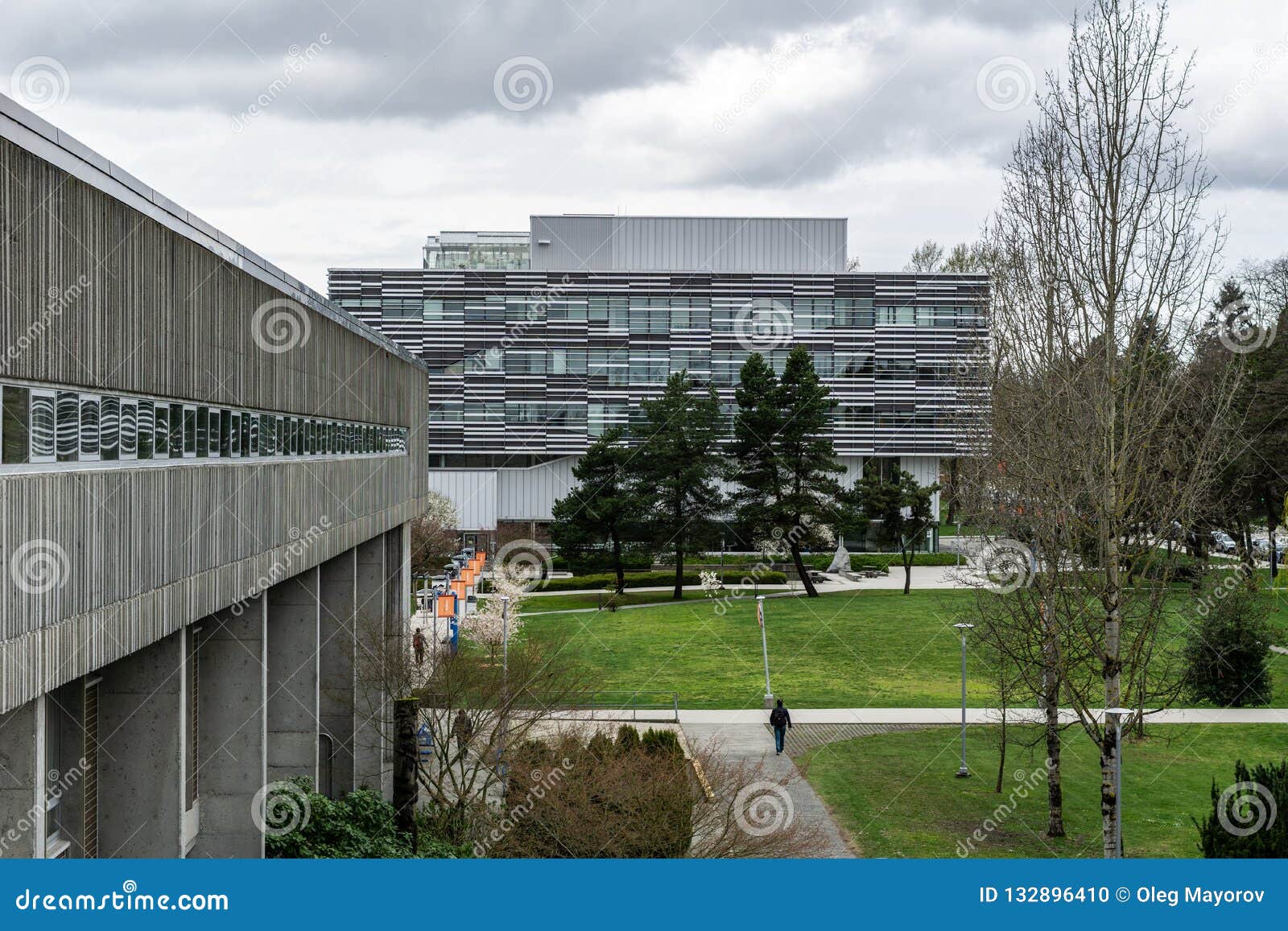 VANCOUVER, CANADA - April 14, 2018: Langara College Building Spring ...