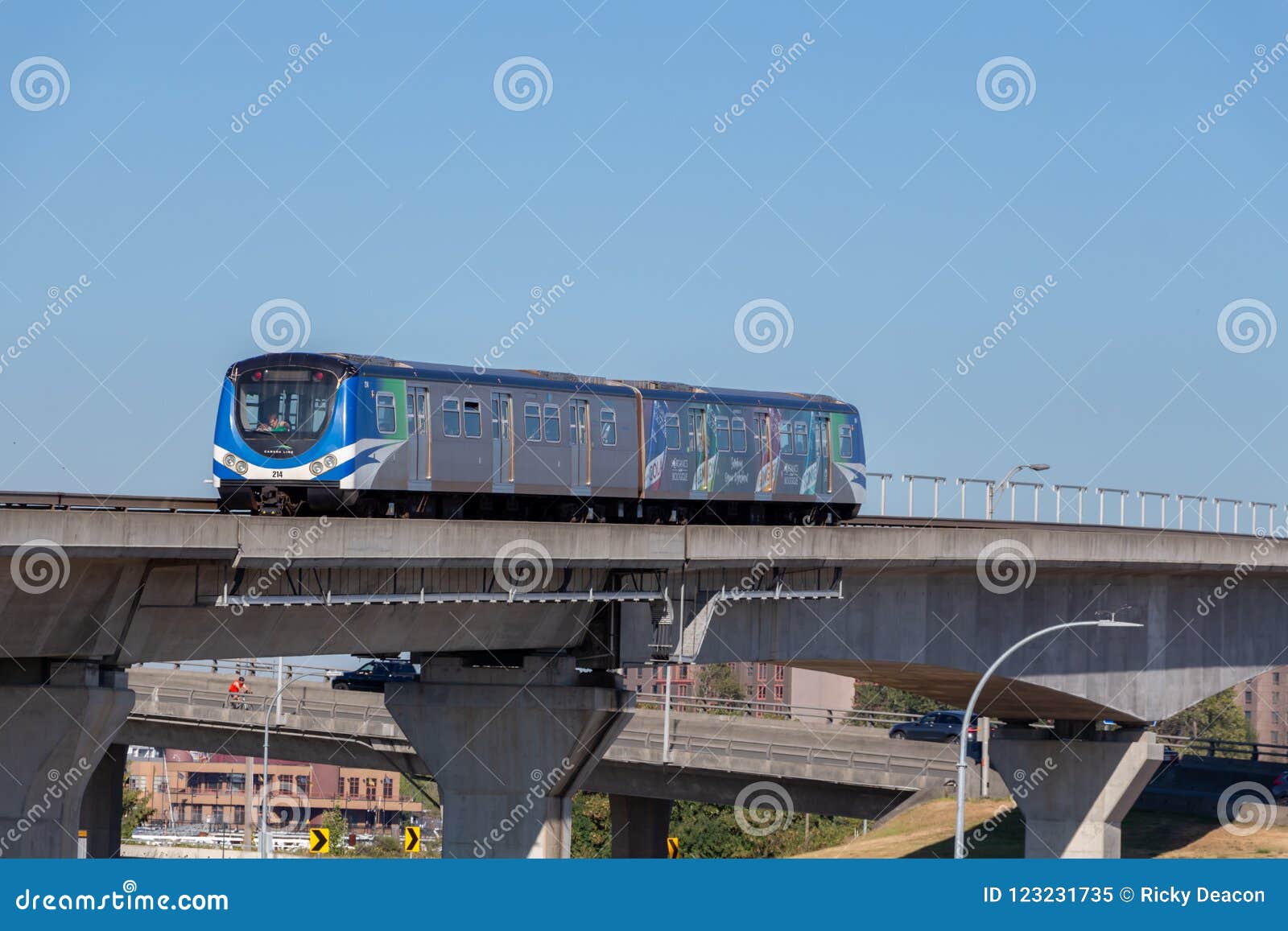 Vancouver, Canada - Circa 2018 : Canada Line Skytrain Editorial Image ...