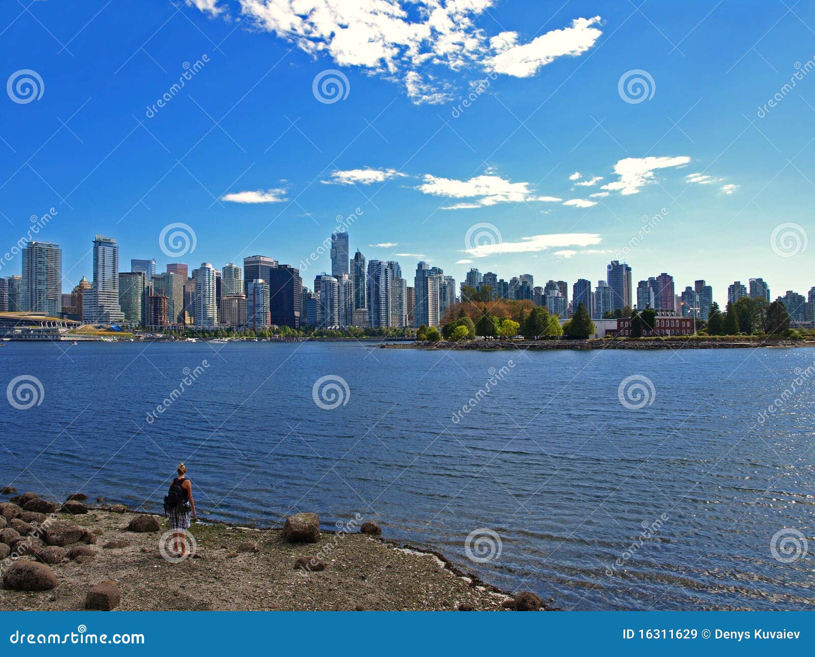 Vancouver Canada cityscape stock image. Image of estate - 16311629