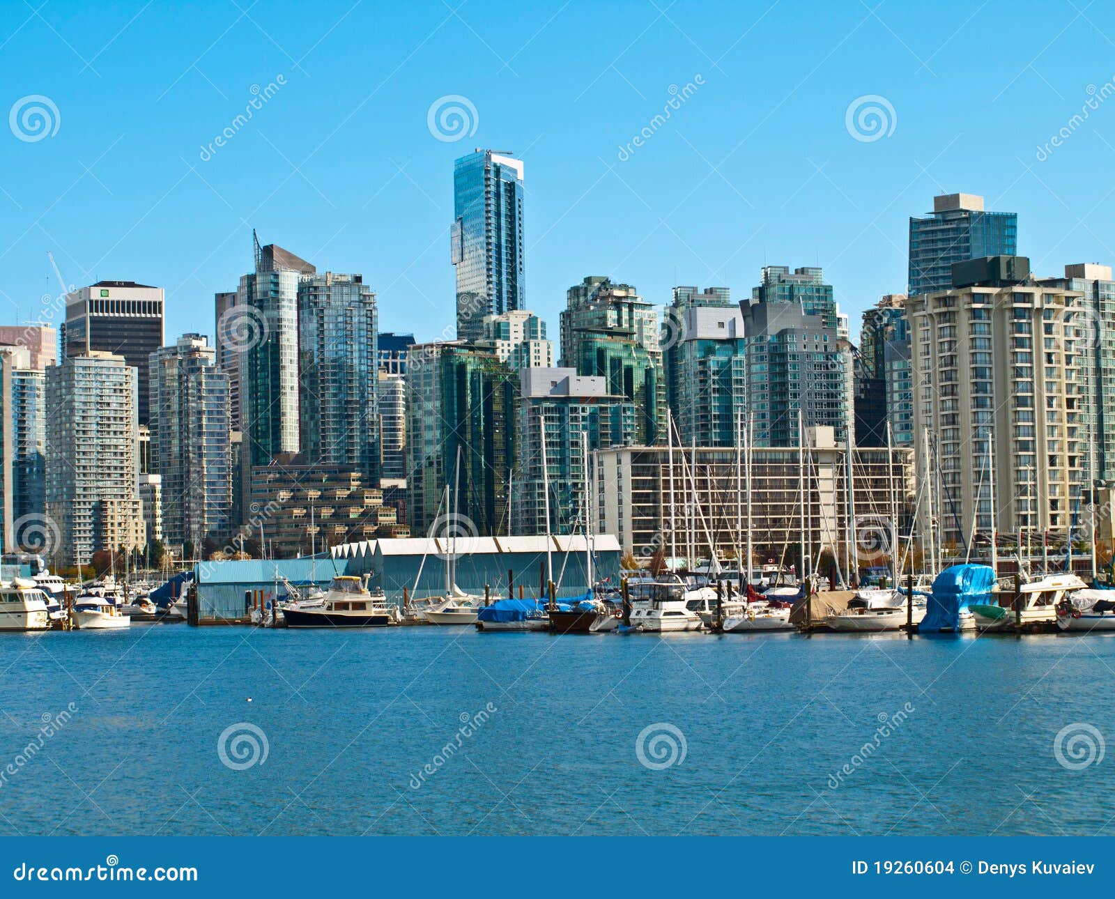 Vancouver Canada cityscape stock photo. Image of architecture - 19260604