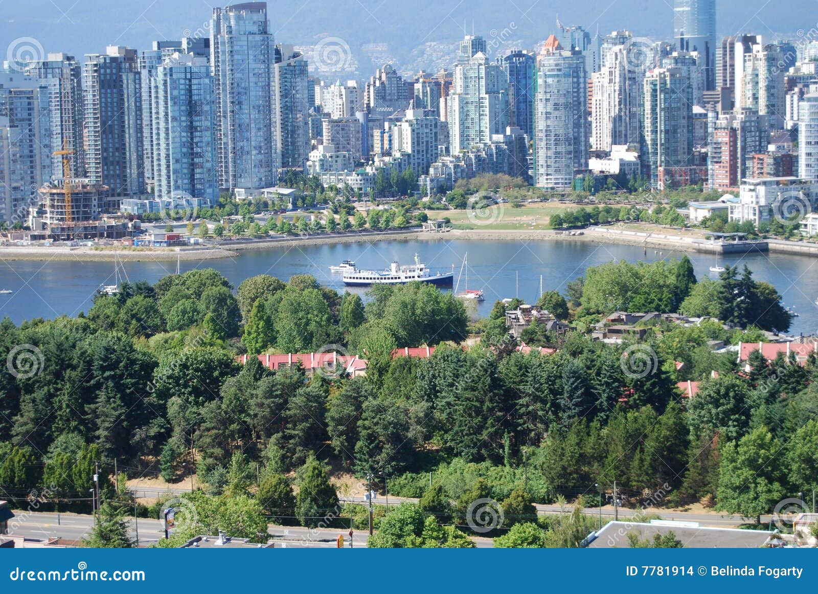 Vancouver Canada Cityscape stock photo. Image of buildings - 7781914