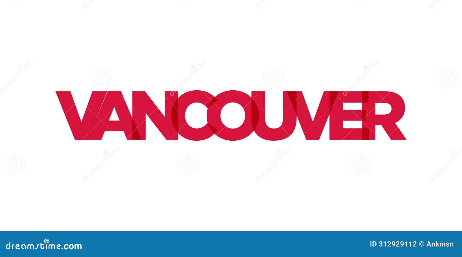 Vancouver in the Canada Emblem. the Design Features a Geometric Style ...